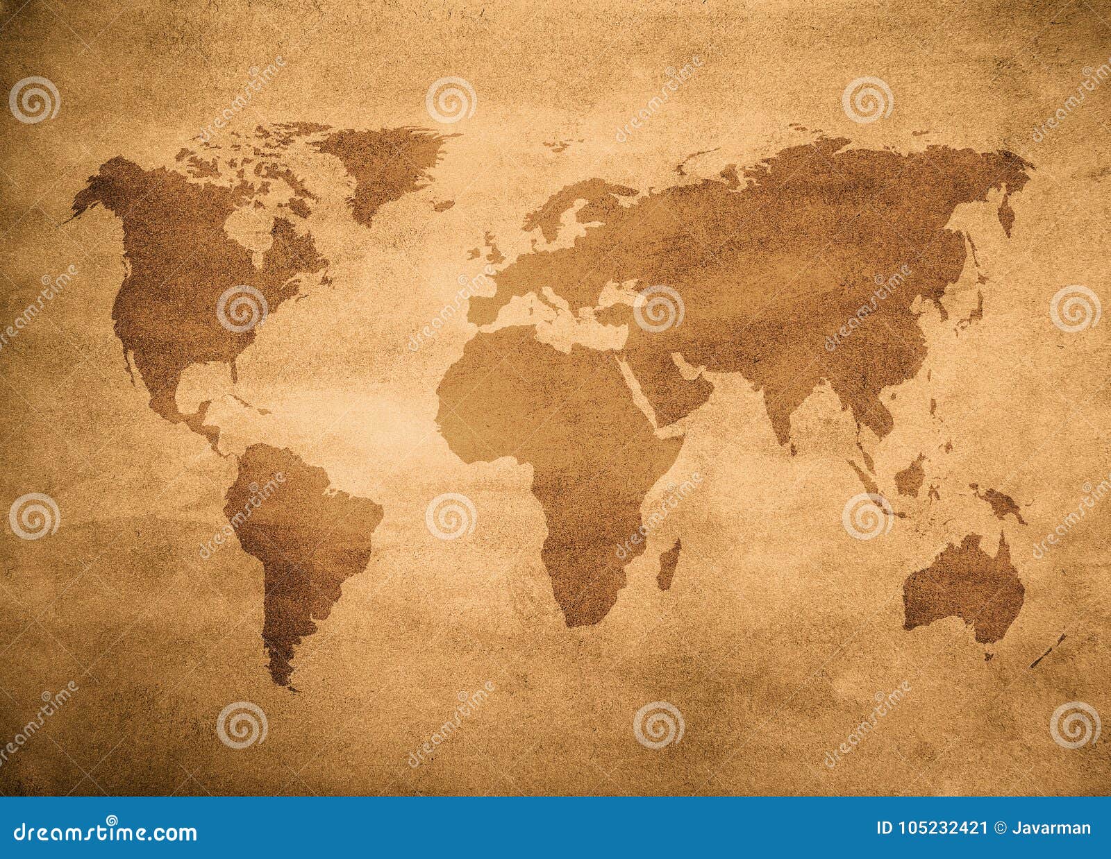 Grunge map of the world stock illustration. Illustration of abstract ...
