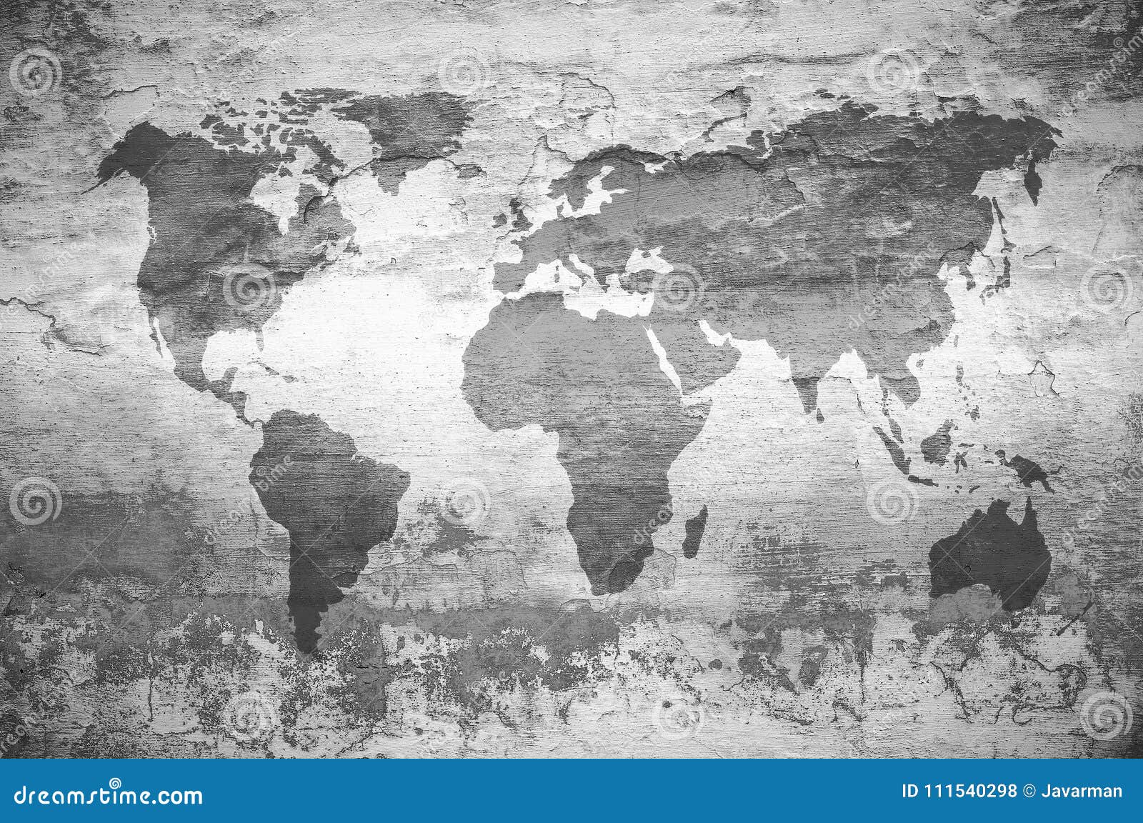 Grunge map of the world stock illustration. Illustration of earth ...