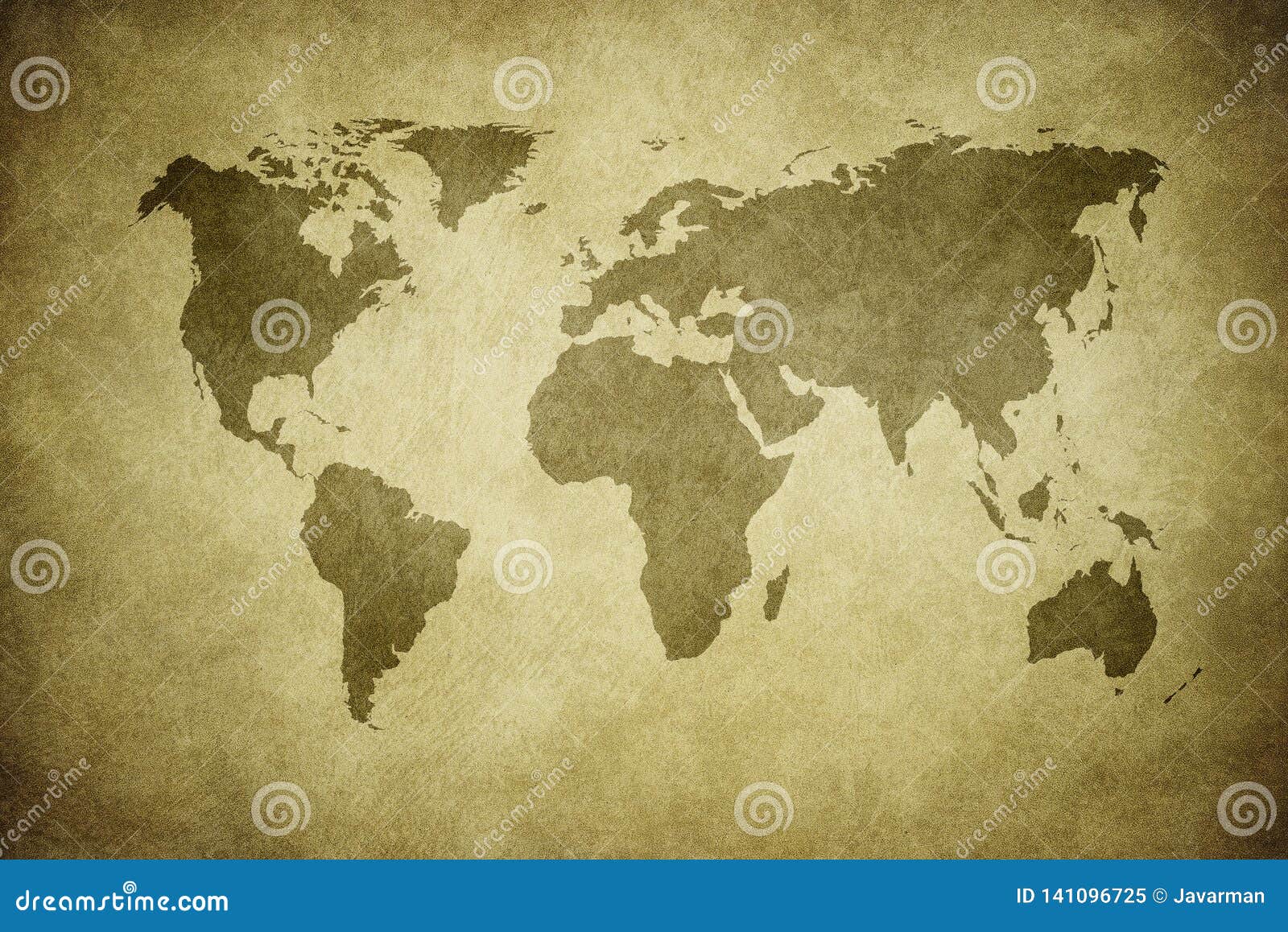 Grunge map of the world stock illustration. Illustration of burnt ...