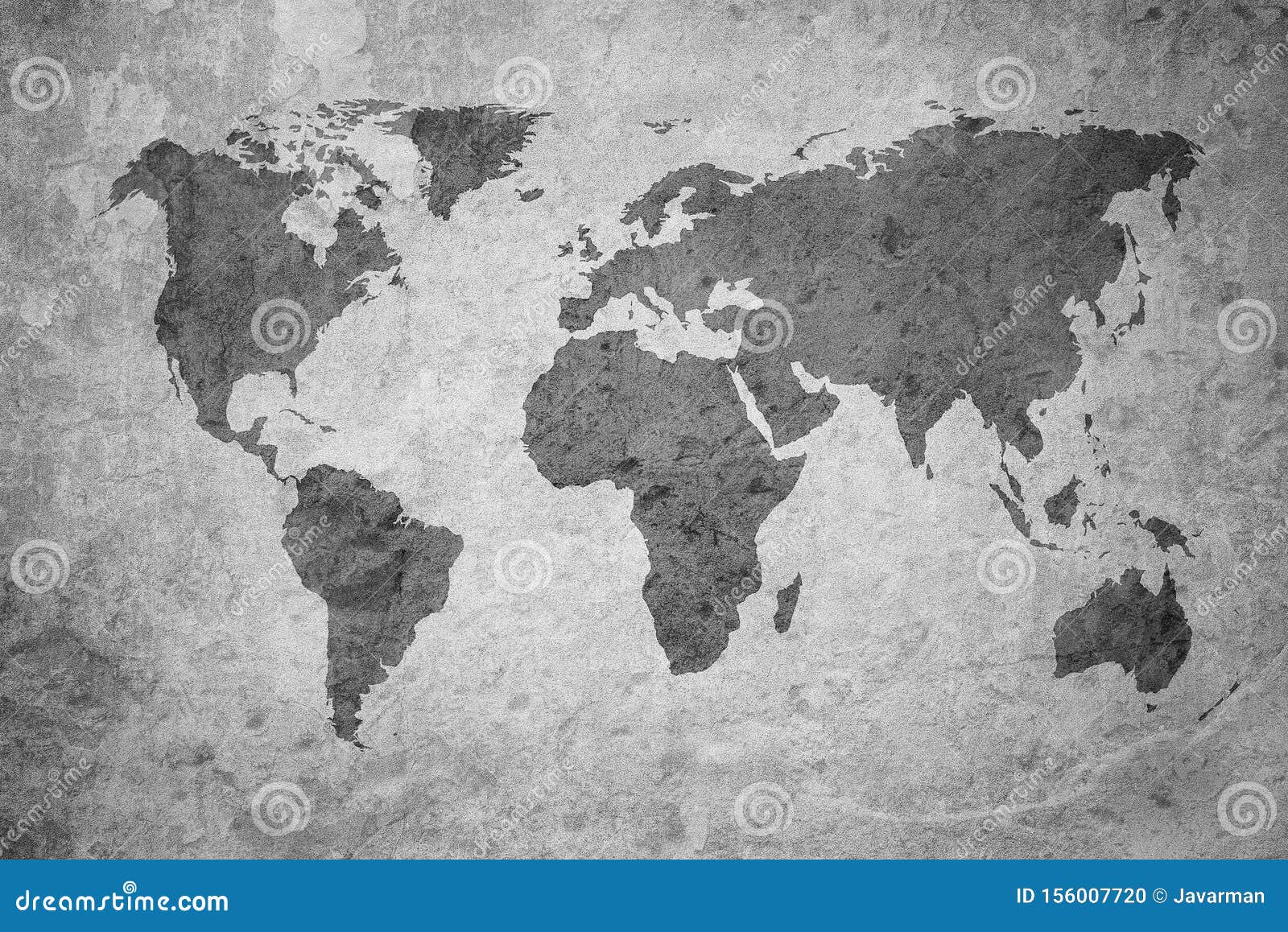 Grunge map of the world stock illustration. Illustration of historical ...