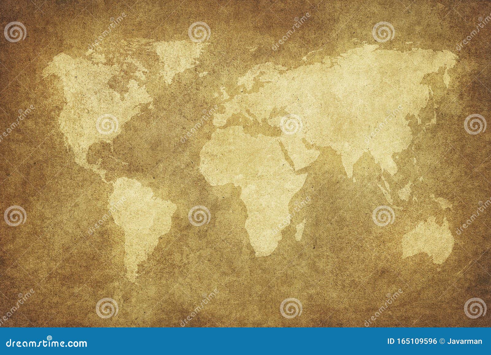 Grunge map of the world stock illustration. Illustration of atlas ...