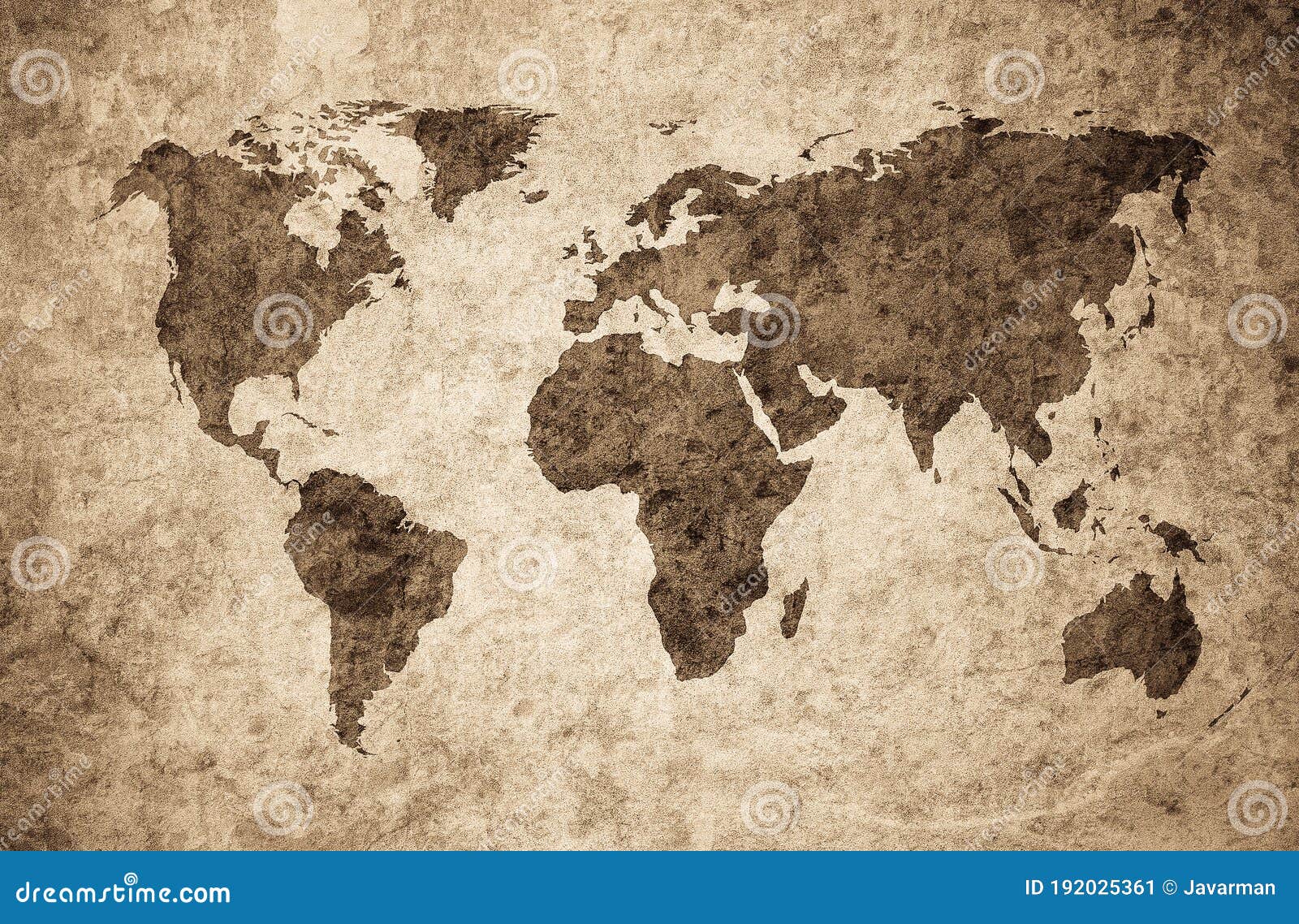 Grunge map of the world stock image. Image of burned - 192025361