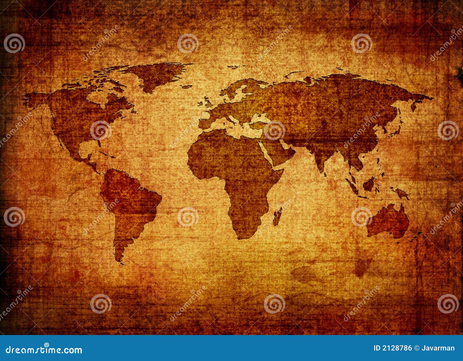 Grunge map of the world stock illustration. Illustration of europe ...