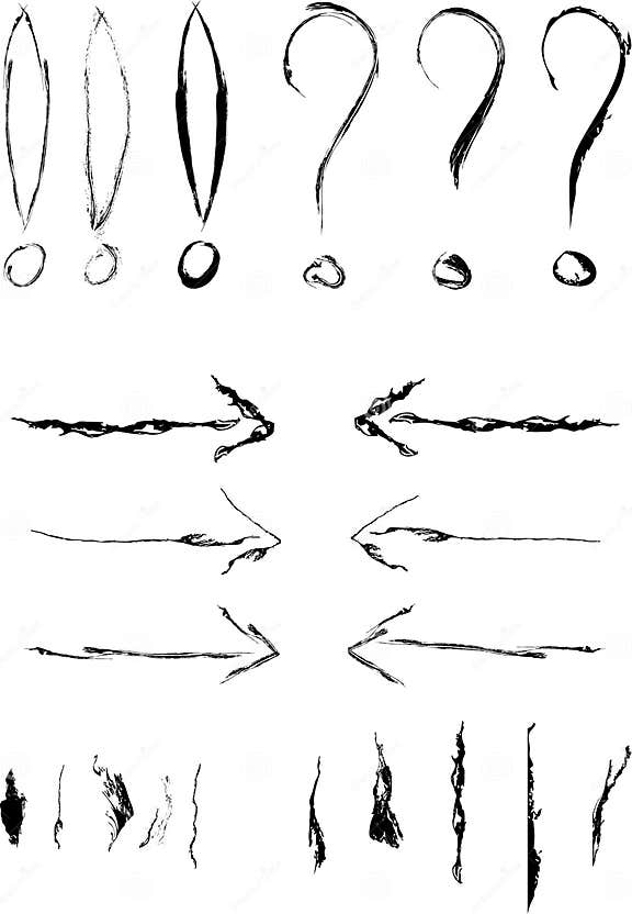 Grunge marks stock illustration. Illustration of icon - 13977499