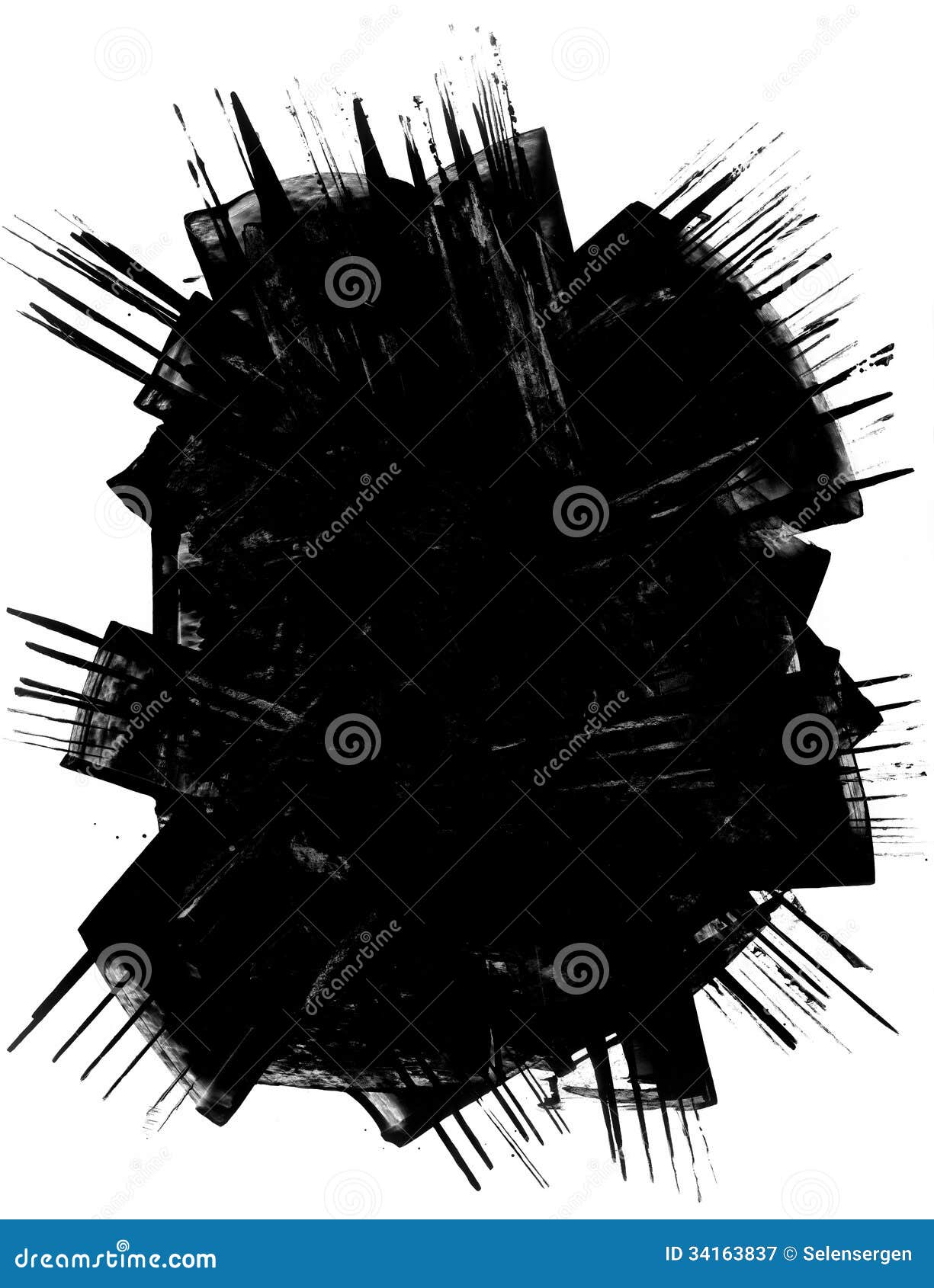 Grunge Mask stock illustration. Illustration of noisy - 34163837