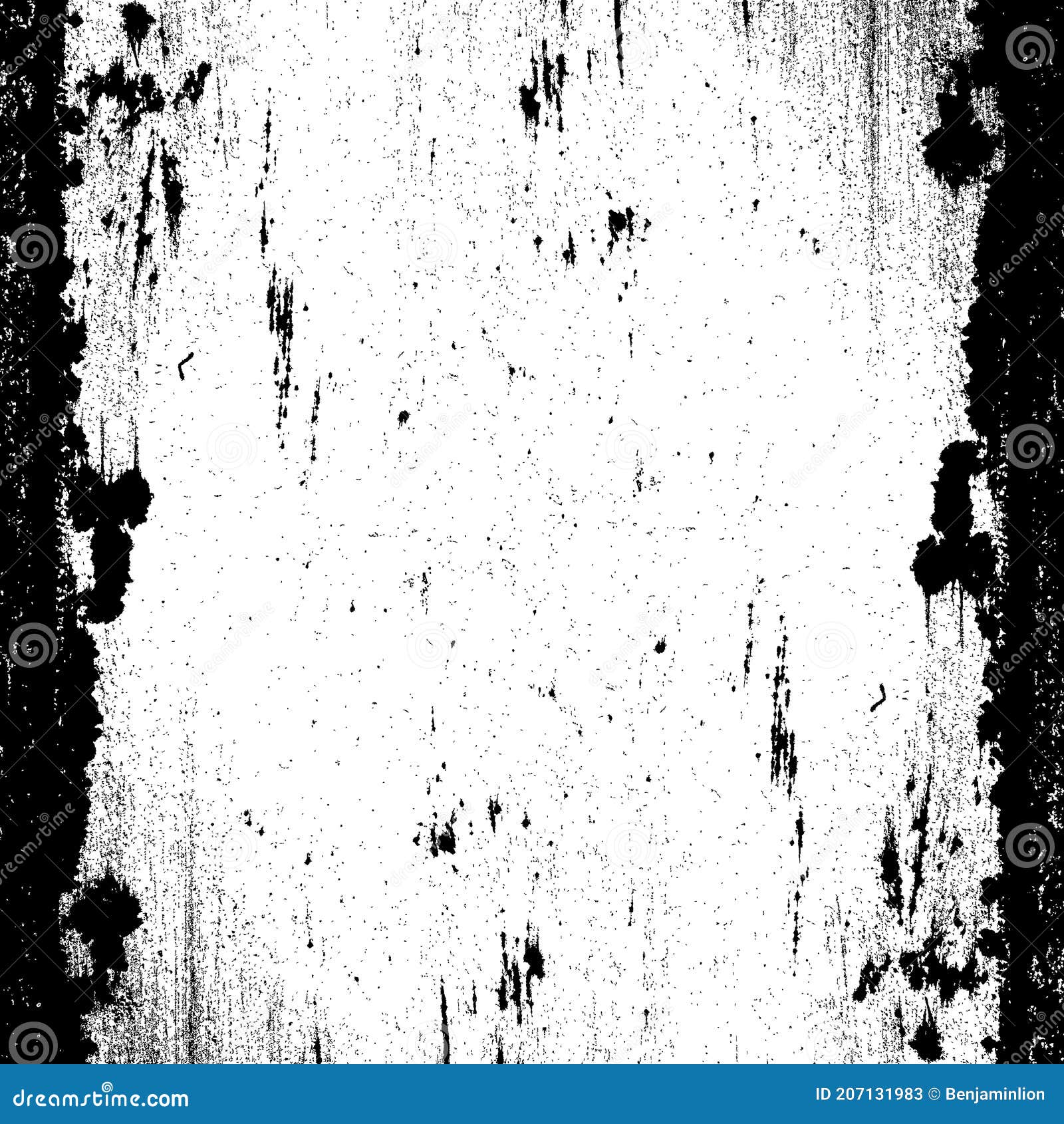 Grunge Messy Frame stock illustration. Illustration of edge - 207131983