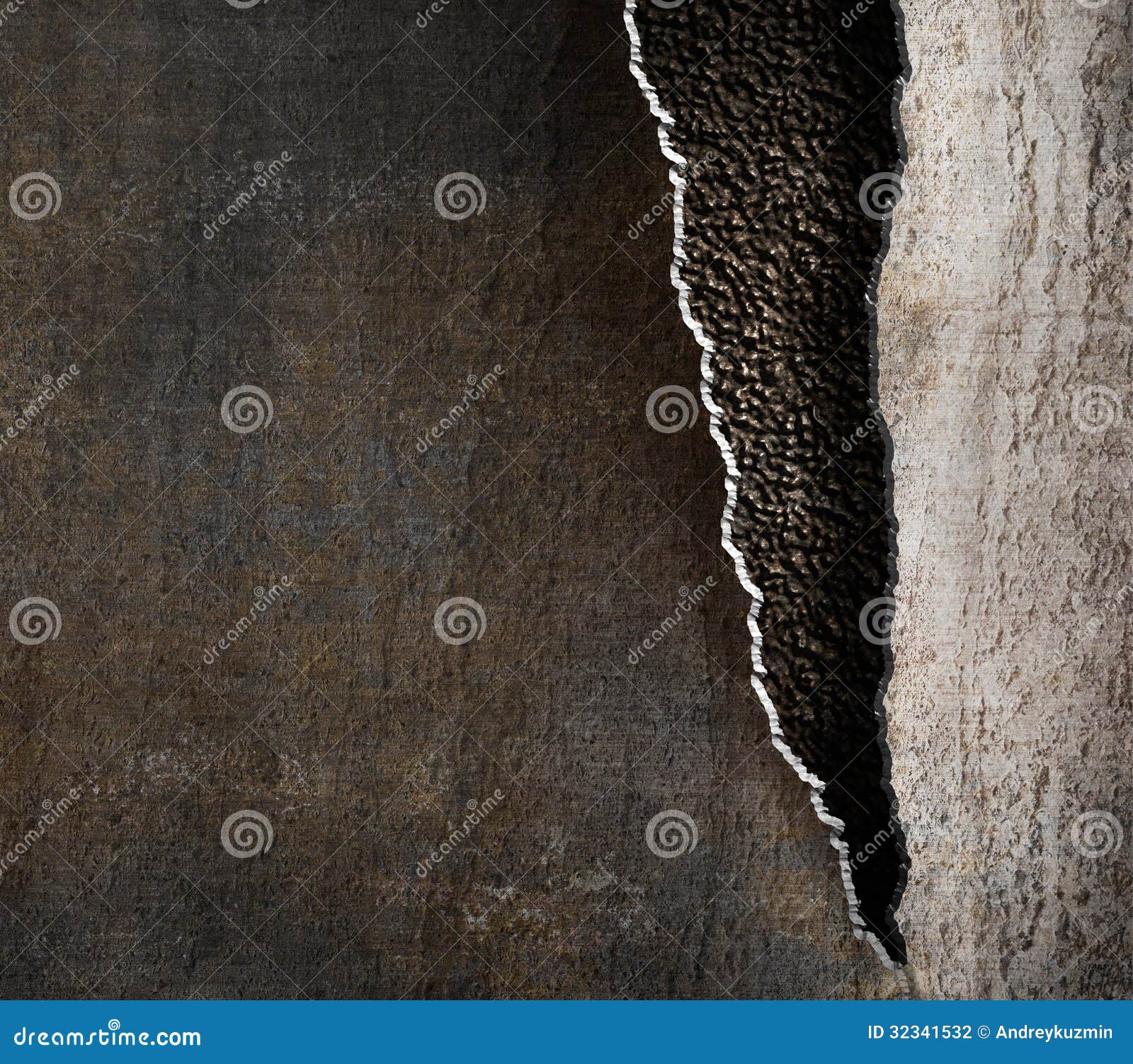Grunge Metal Background with Torn Edges Stock Photo - Image of antique ...