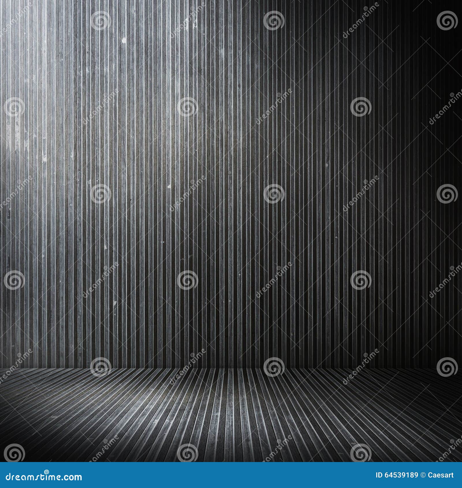 Grunge metal empty room stock image. Image of grunge - 64539189