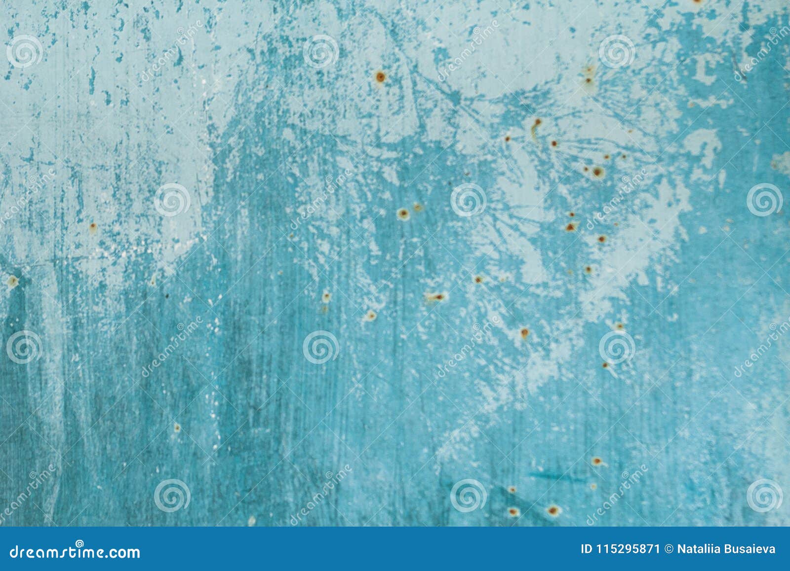 Grunge Metal Painted Texture. Old Painted Metal Surface with Rust and ...