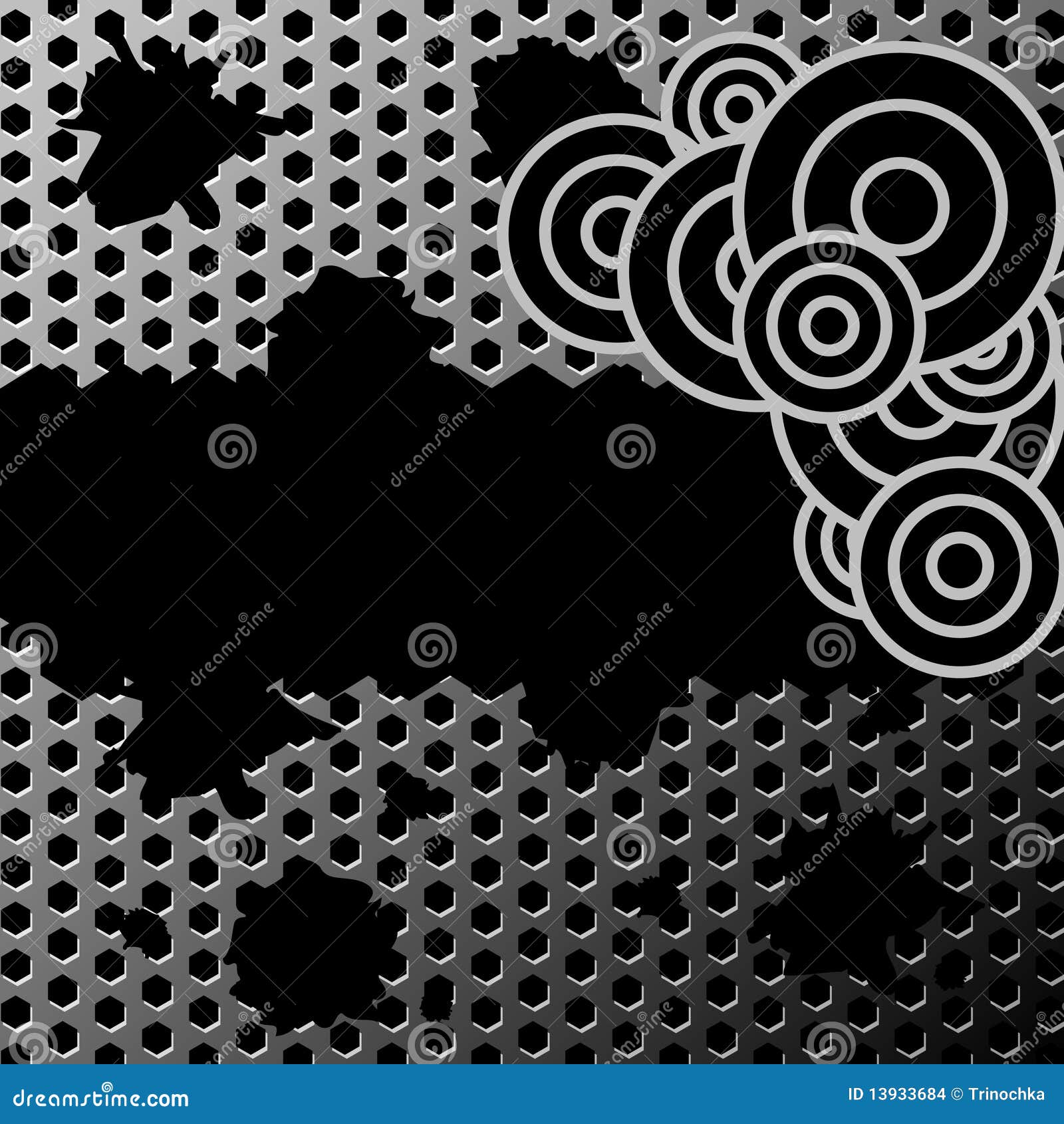 Grunge metal texture stock vector. Illustration of shape - 13933684