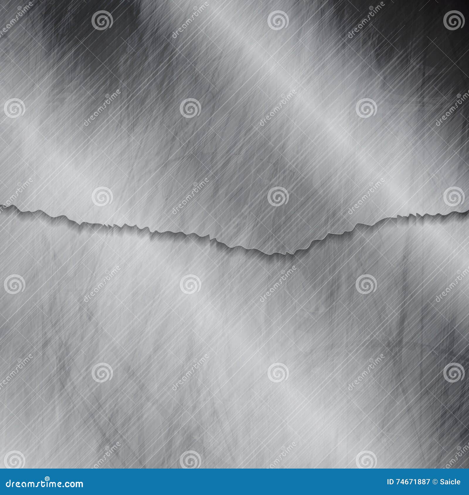 Grunge Metallic Wall Texture with Ragged Edge Stock Vector ...