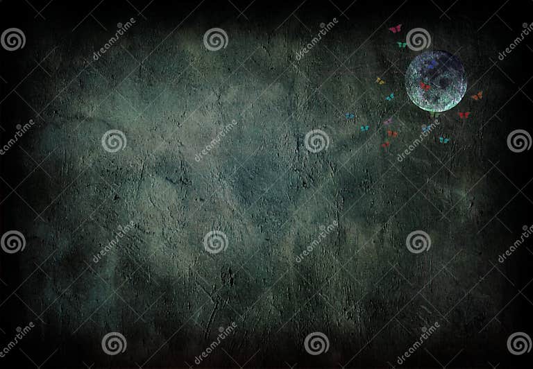 Grunge Moon stock illustration. Illustration of light - 3308369