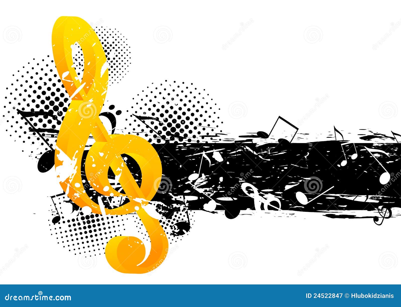 Grunge music background stock vector. Illustration of beat - 24522847