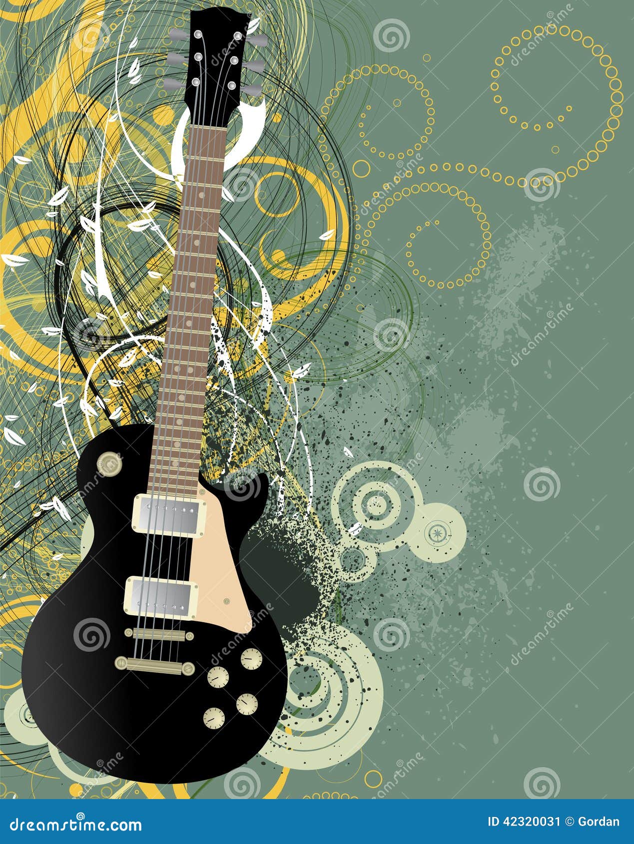 Grunge Music Background - Vector Stock Vector - Illustration of note ...