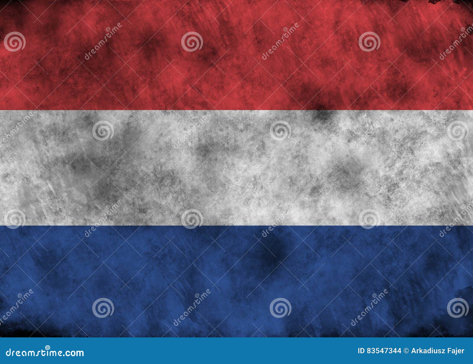 Grunge Netherlands flag. stock illustration. Illustration of paper ...