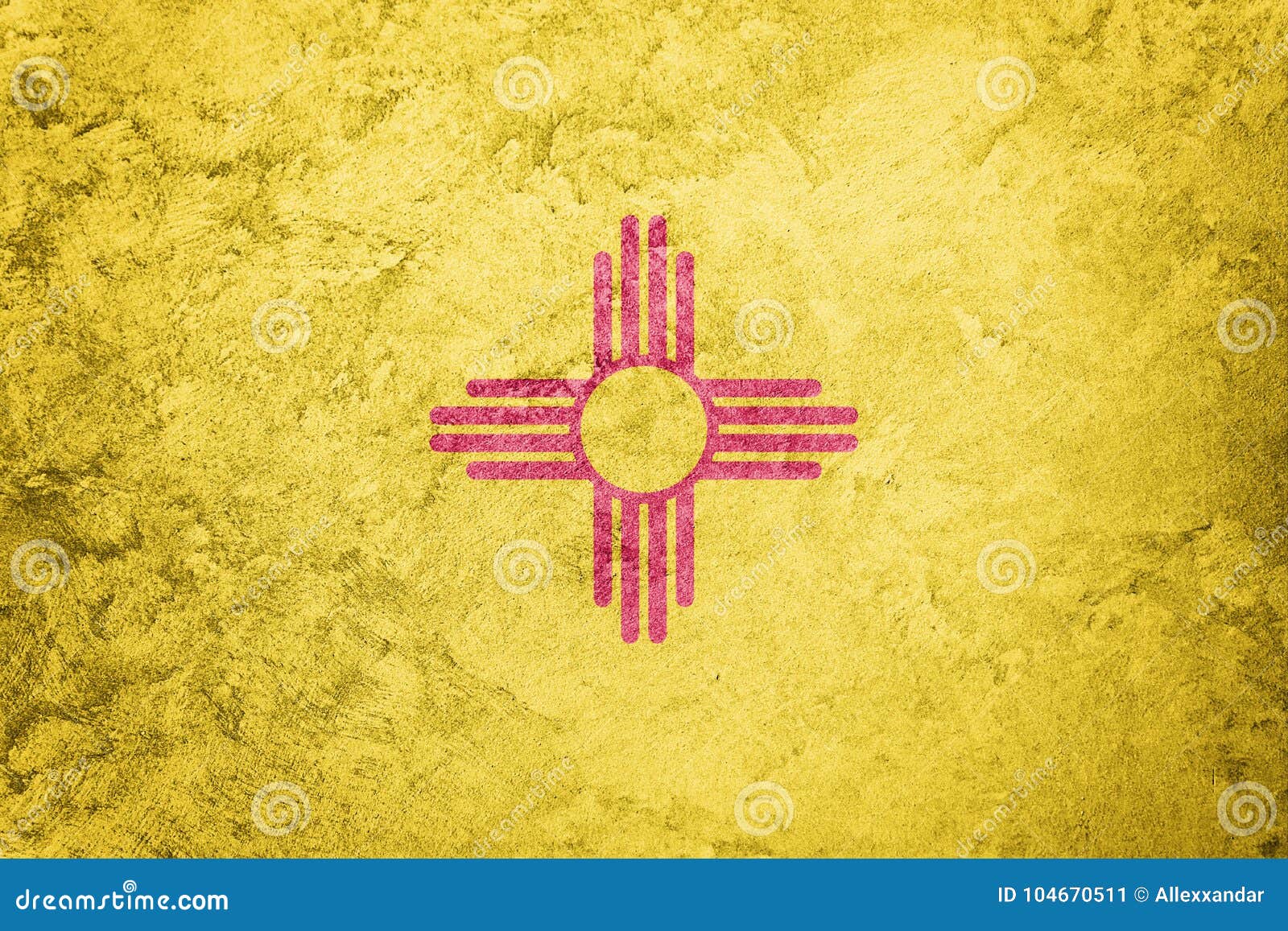 Grunge New Mexico State Flag. New Mexico Flag Background Grunge Stock ...