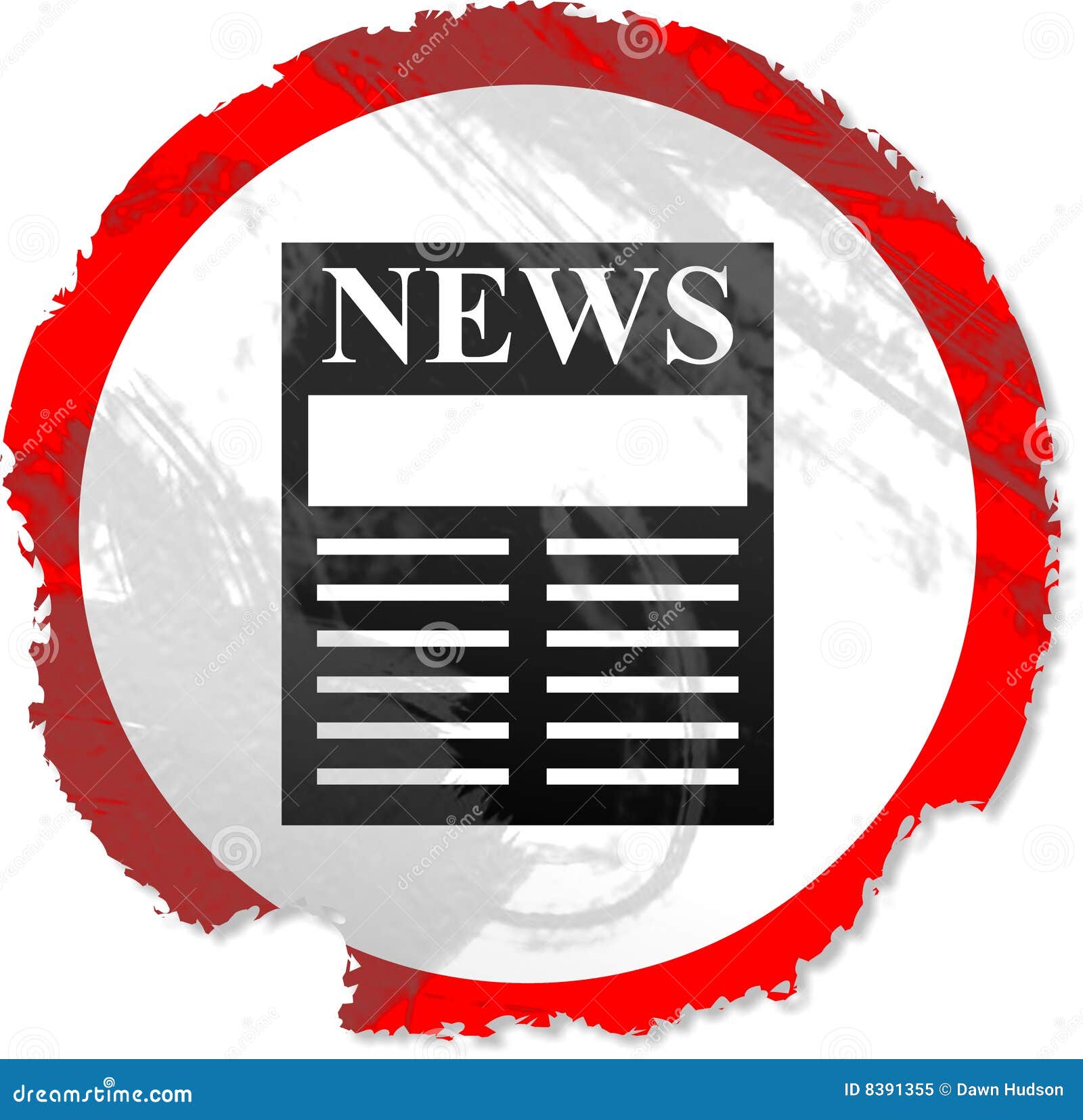 News Sign Represents Newspaper Articles And Royalty-Free Stock ...