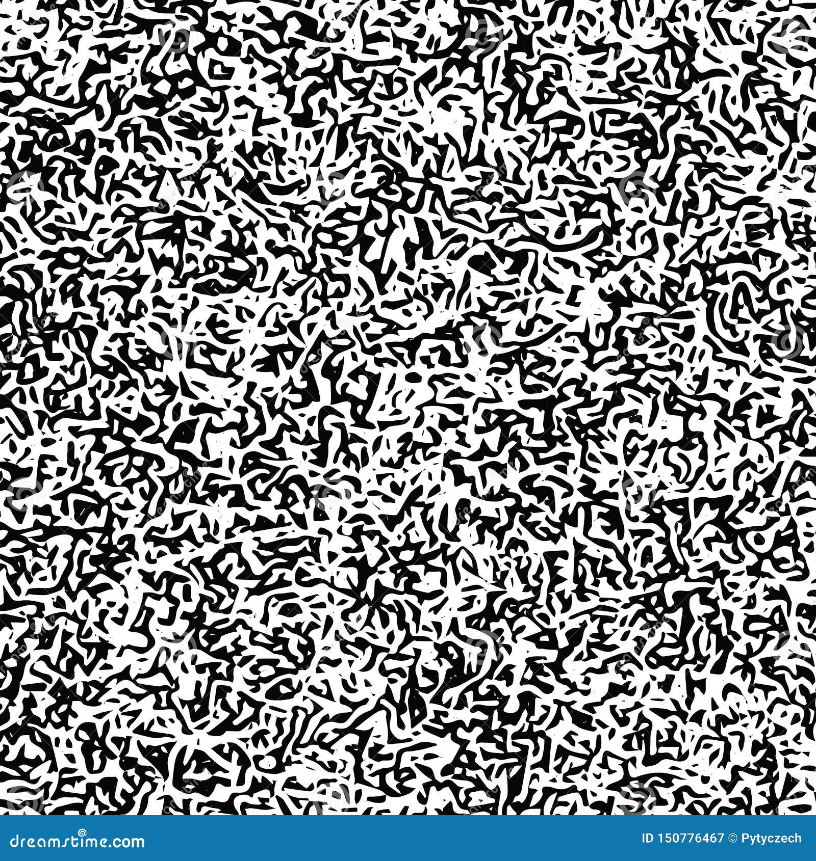 Grunge Noise Pattern. Abstract Vector Texture Background in Black and ...