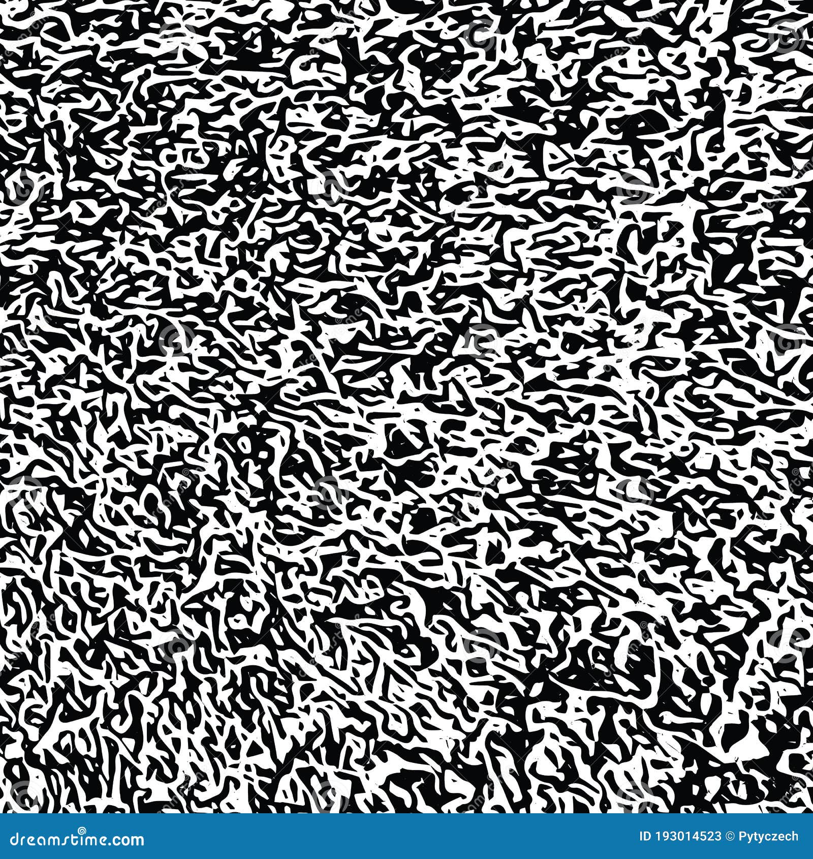 Grunge Noise Pattern. Abstract Vector Texture Background in Black and ...