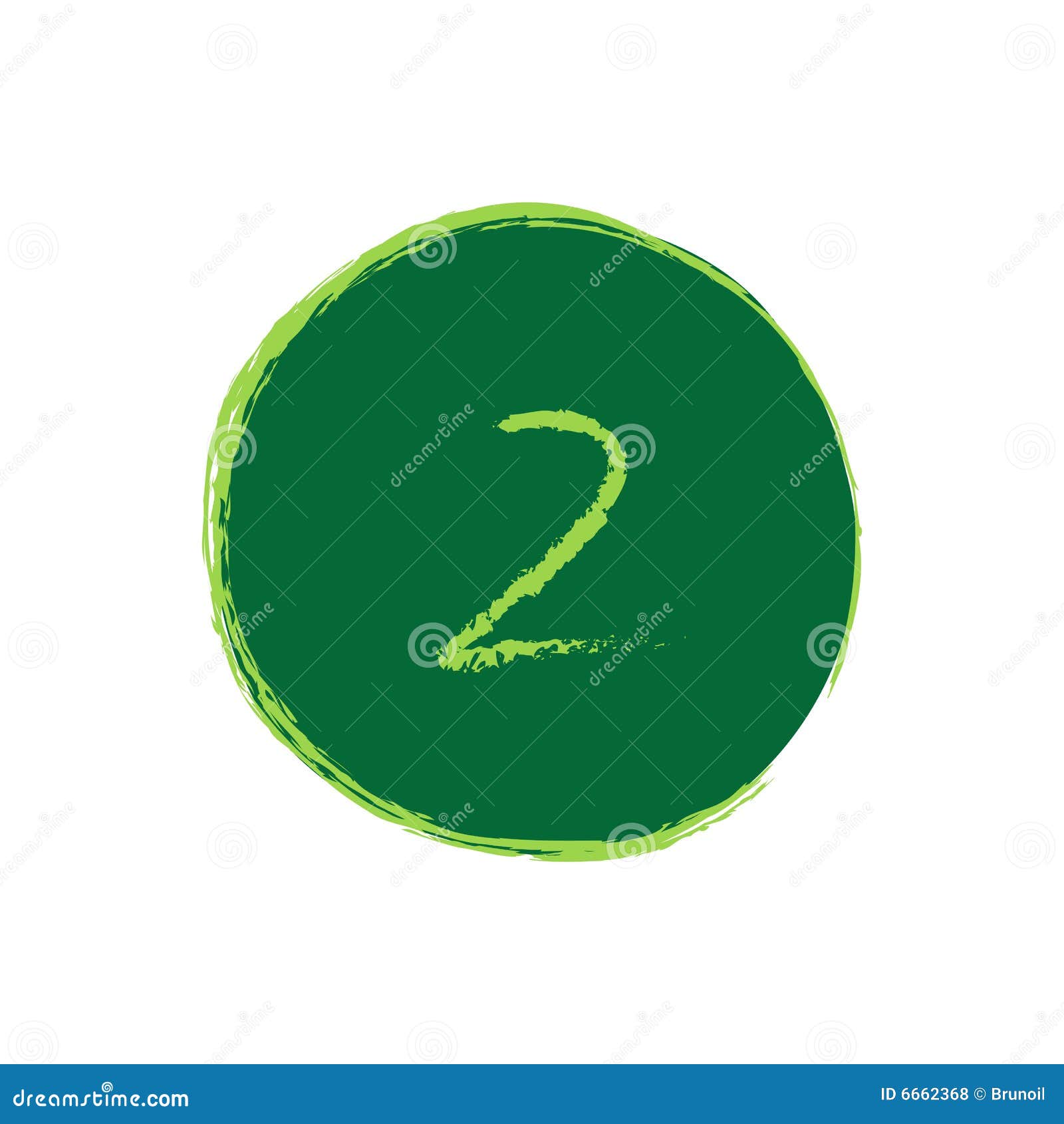 Grunge Number 2 stock vector. Illustration of duplicate - 6662368