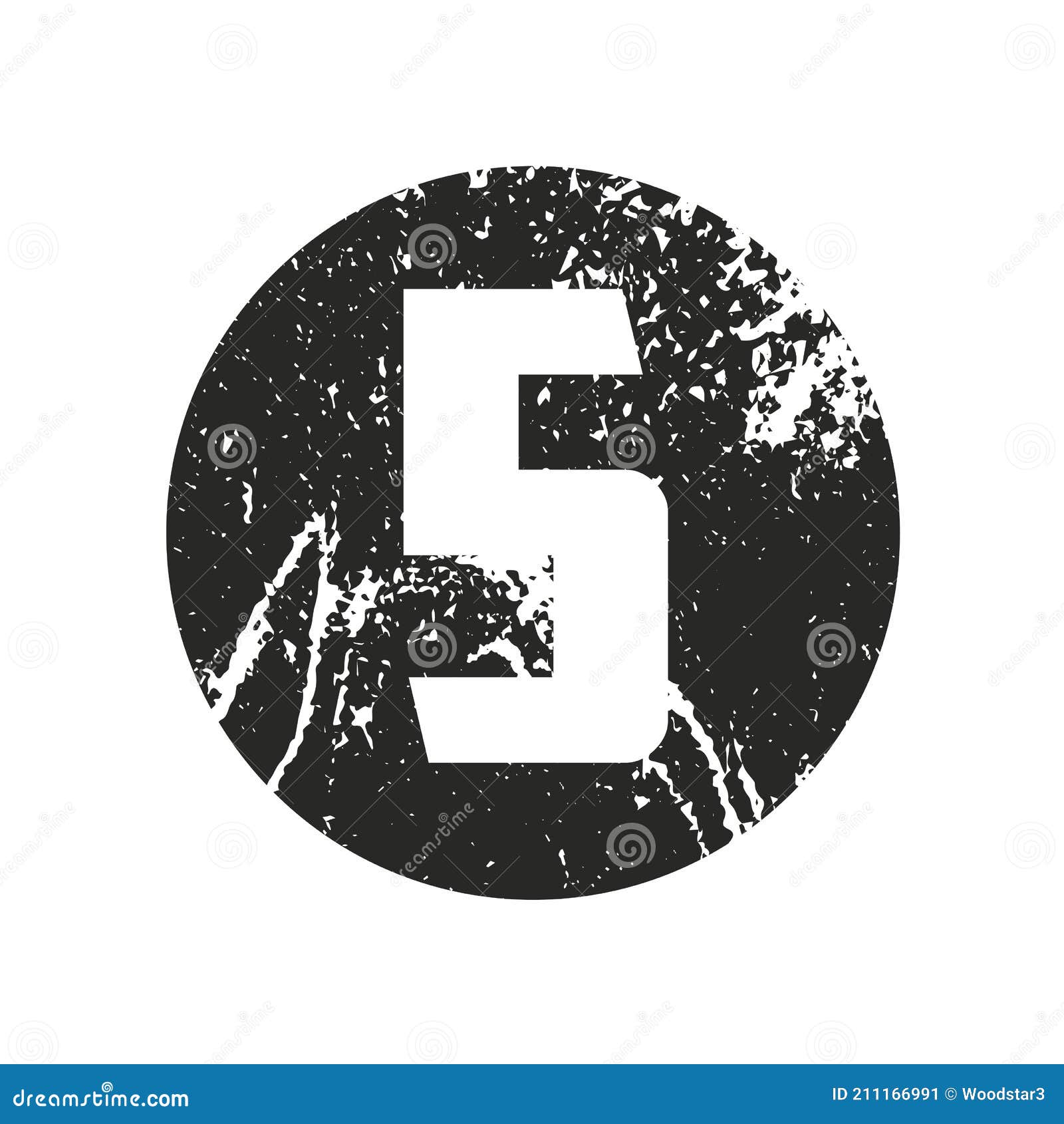Grunge Numbers. Vector Illustration Stock Vector - Illustration of ...