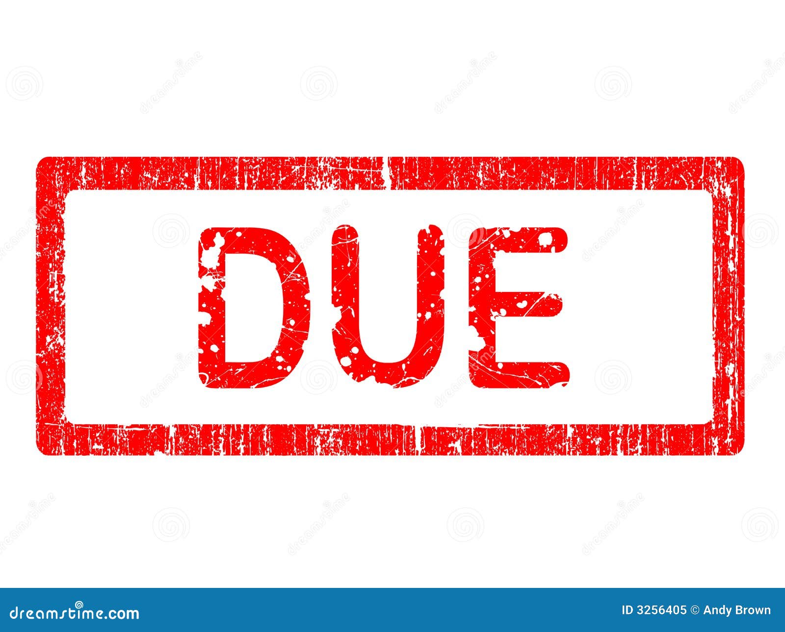 Grunge Office Stamp - DUE stock illustration. Illustration of detail ...