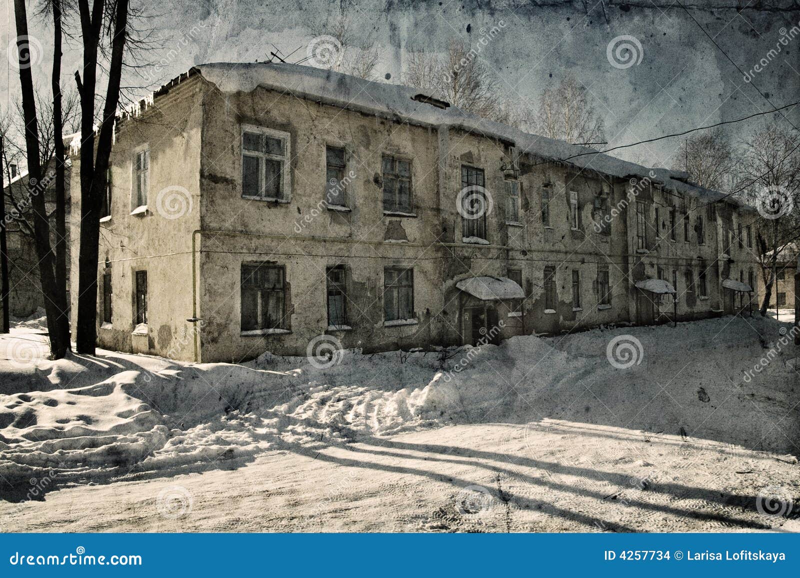 Grunge old house stock photo. Image of dirty, smudged - 4257734