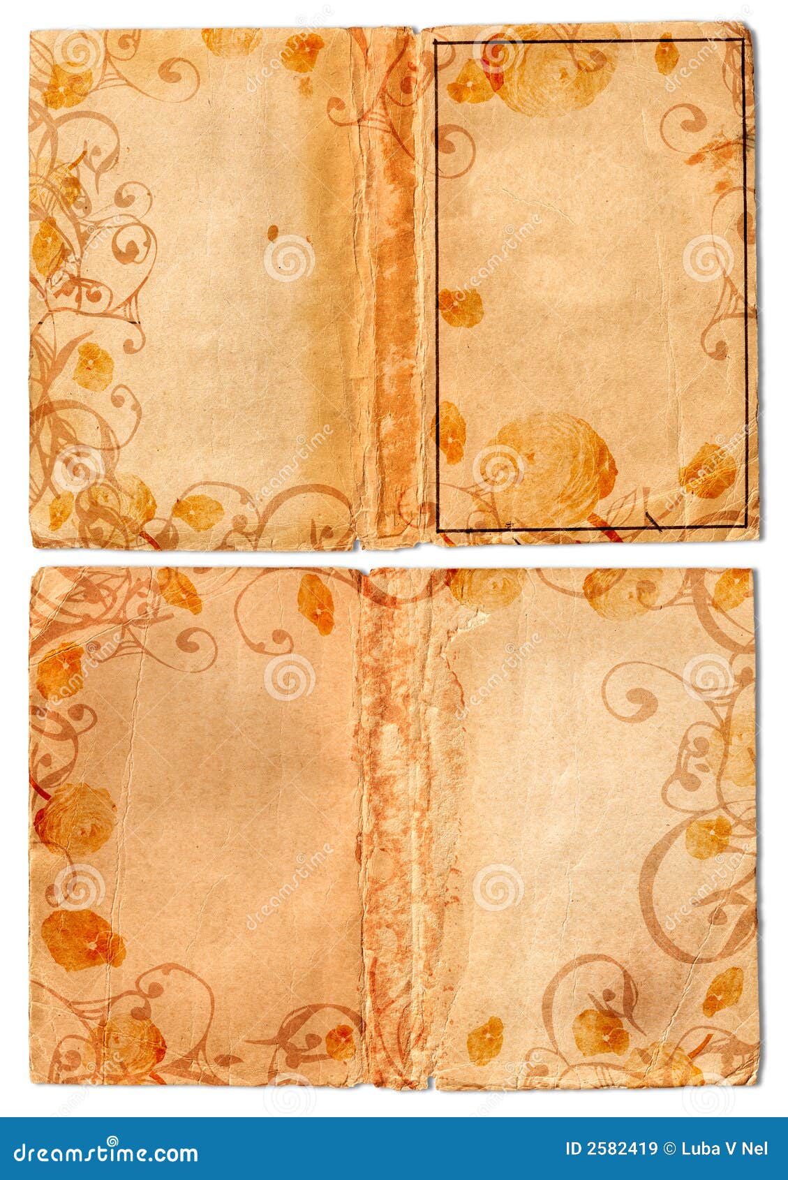 Grunge Open Swirl Book Pages Stock Illustration - Illustration of ...