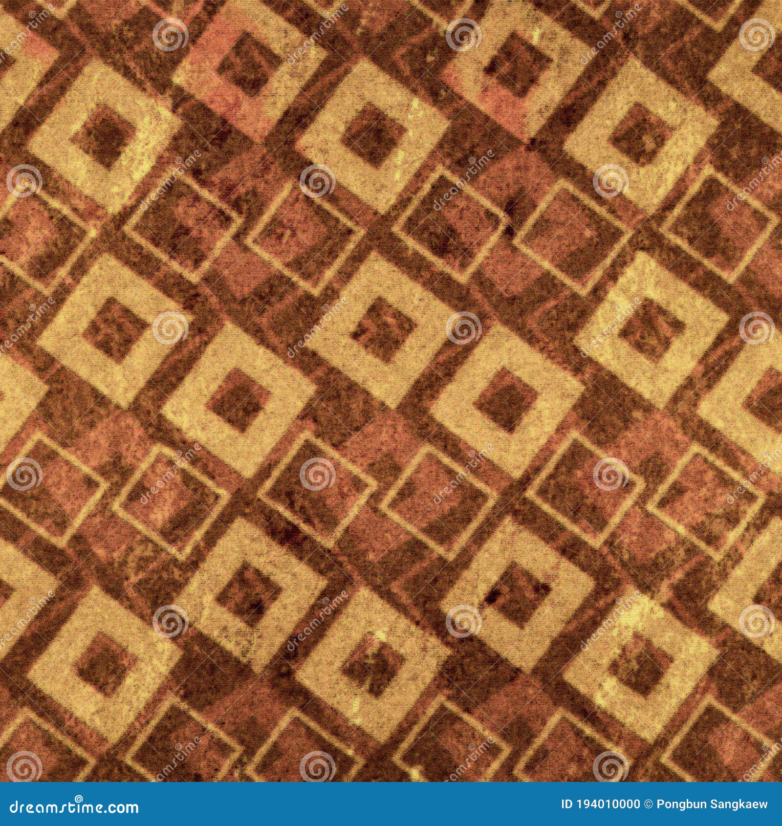 Grunge Orange Brown and Gold Geometric Background Stock Illustration ...