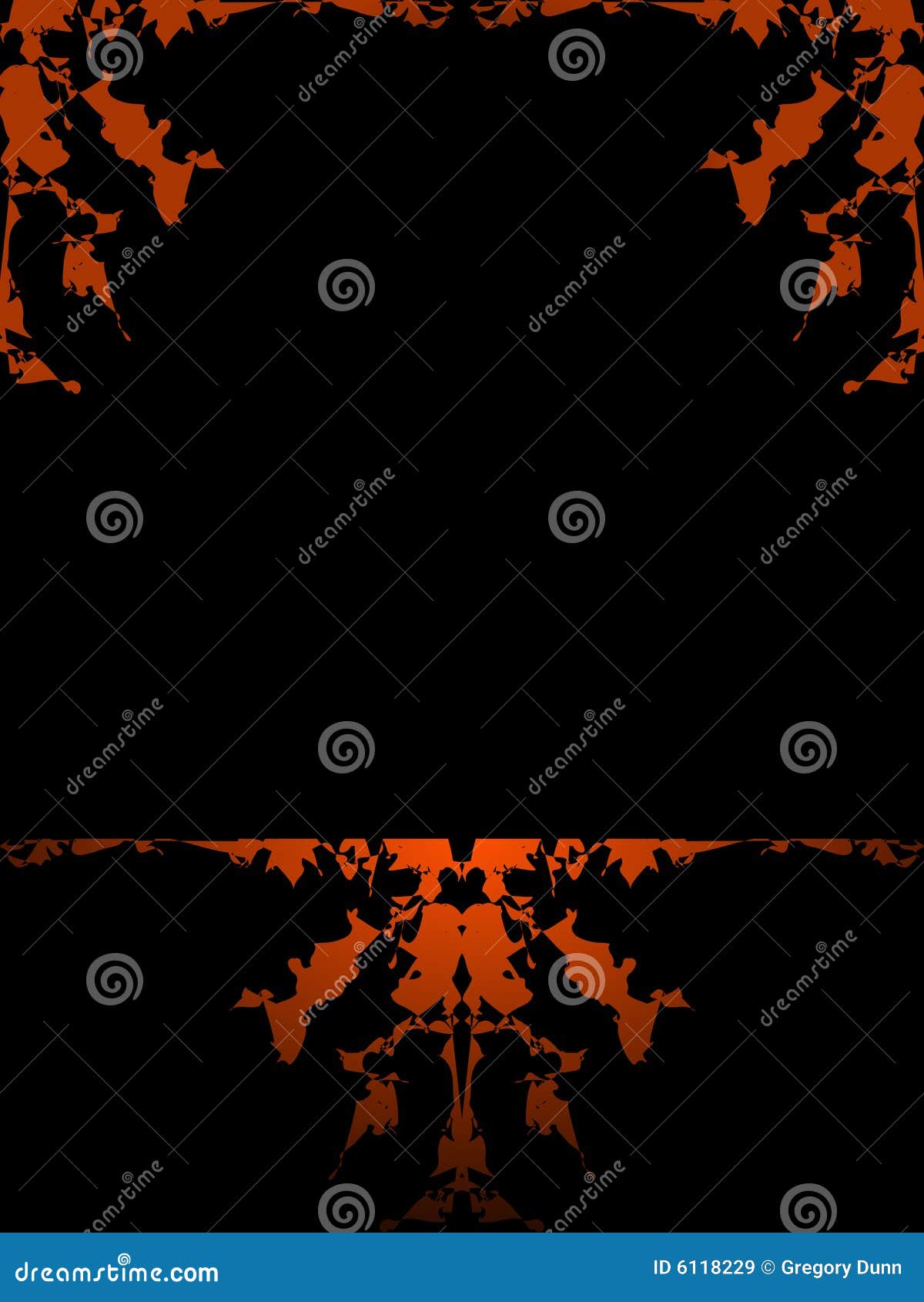 Grunge Orange Frame/Background Stock Vector - Illustration of grungy ...