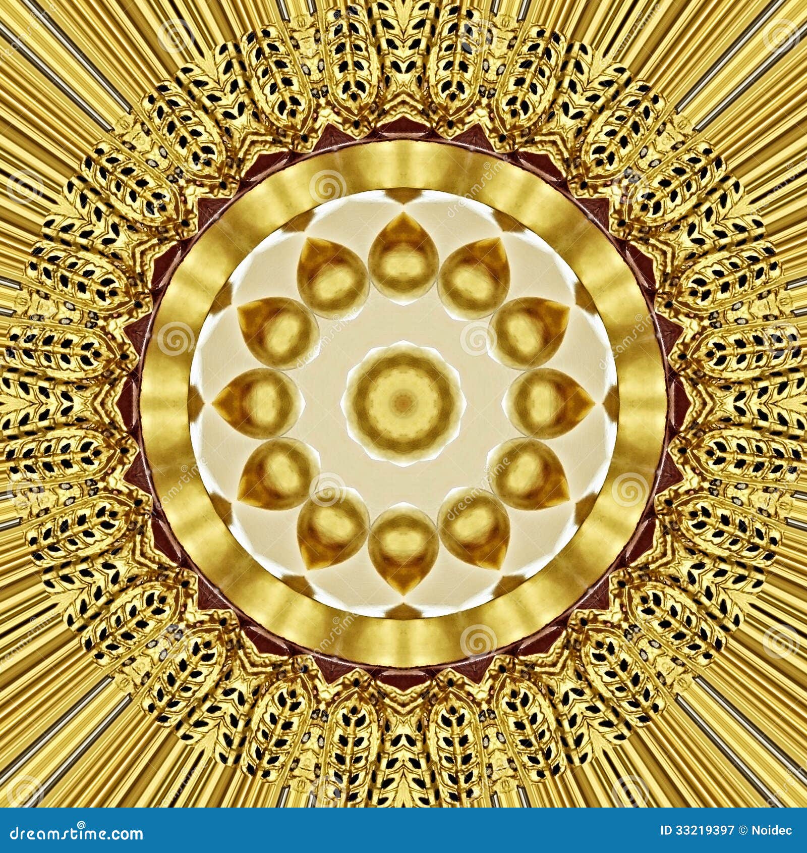 Oriental Gold Arabic Background Ramadan Decor. Elegant Gold Background ...