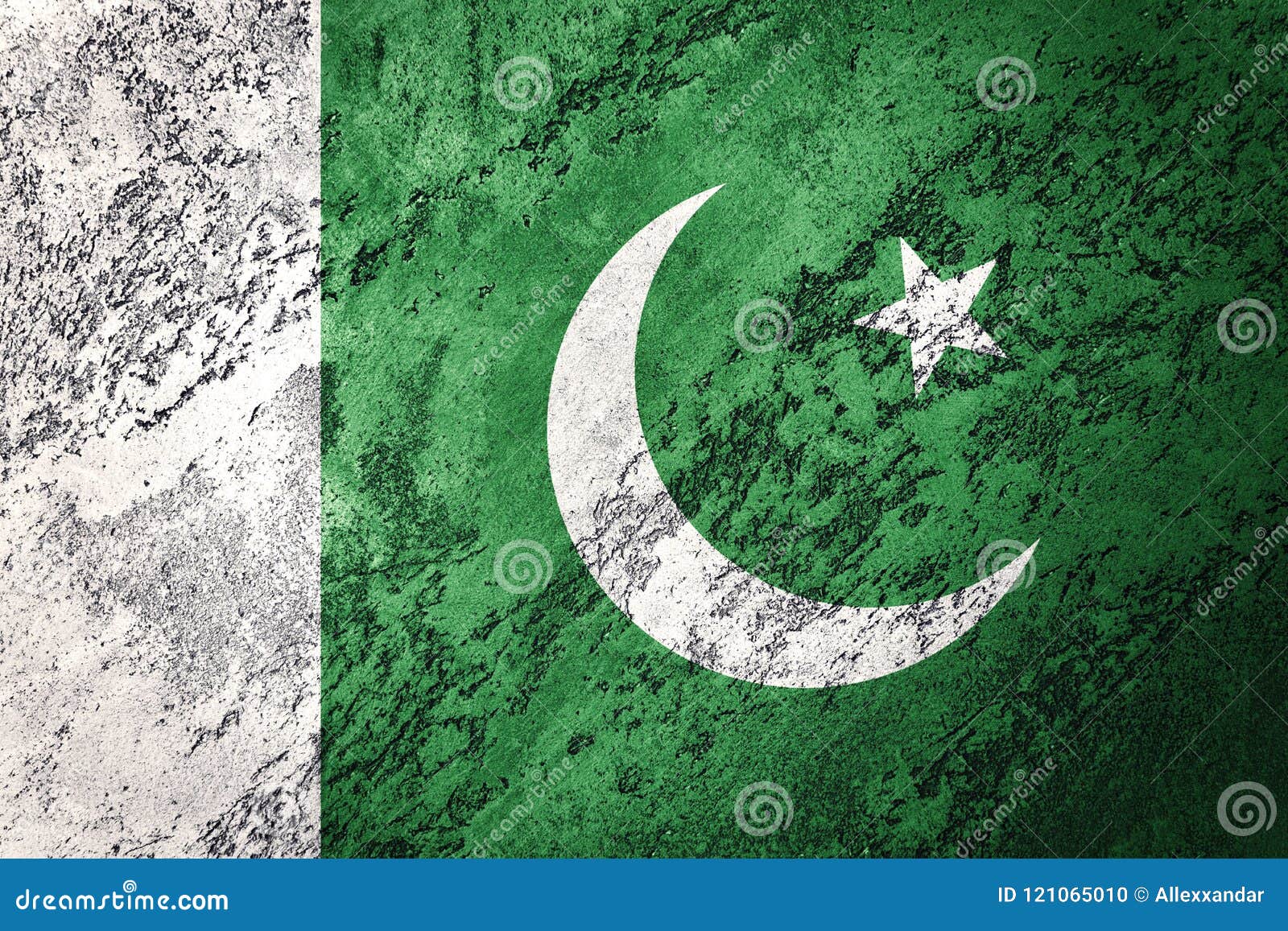 Grunge Pakistan Flag. Pakistan Flag with Grunge Texture Stock Photo ...