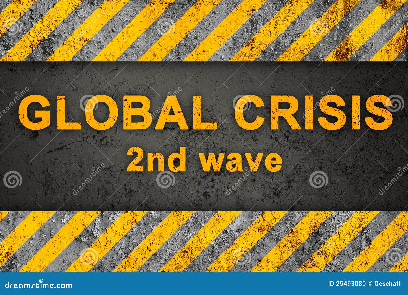 Grunge Pattern with Text (Global Crisis) Stock Photo - Image of ...