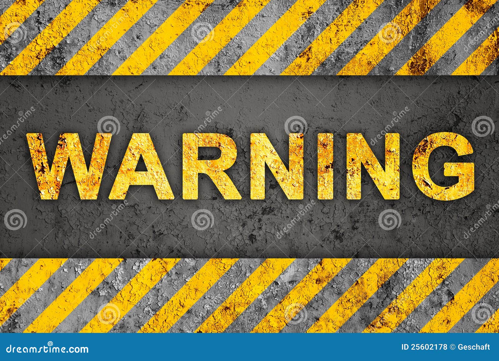 Grunge Pattern with Warning Text Stock Photo - Image of industrial ...