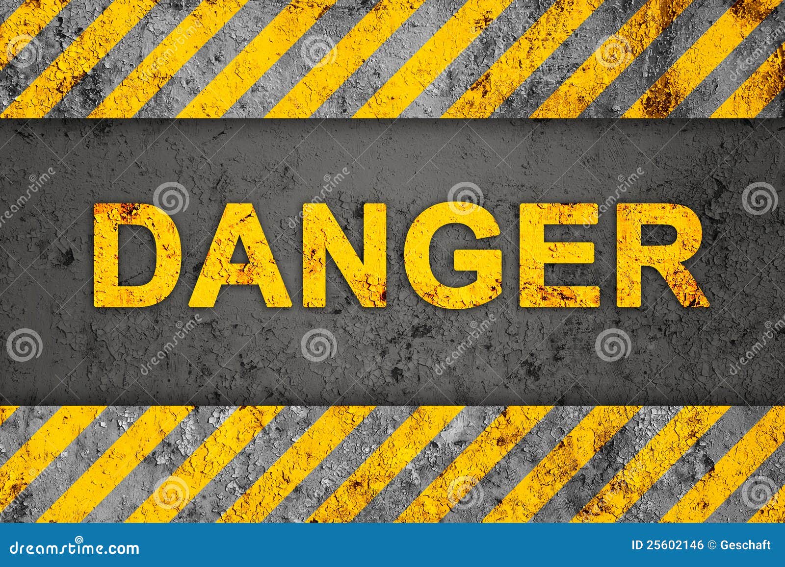 Grunge Pattern with Warning Text (Danger) Stock Photo - Image of risk ...