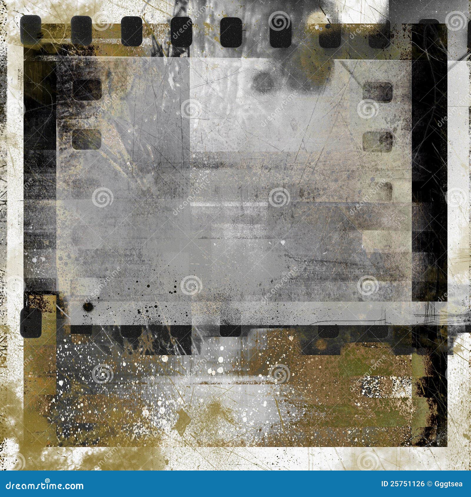 Grunge photo frame stock photo. Image of surface, blurred - 25751126