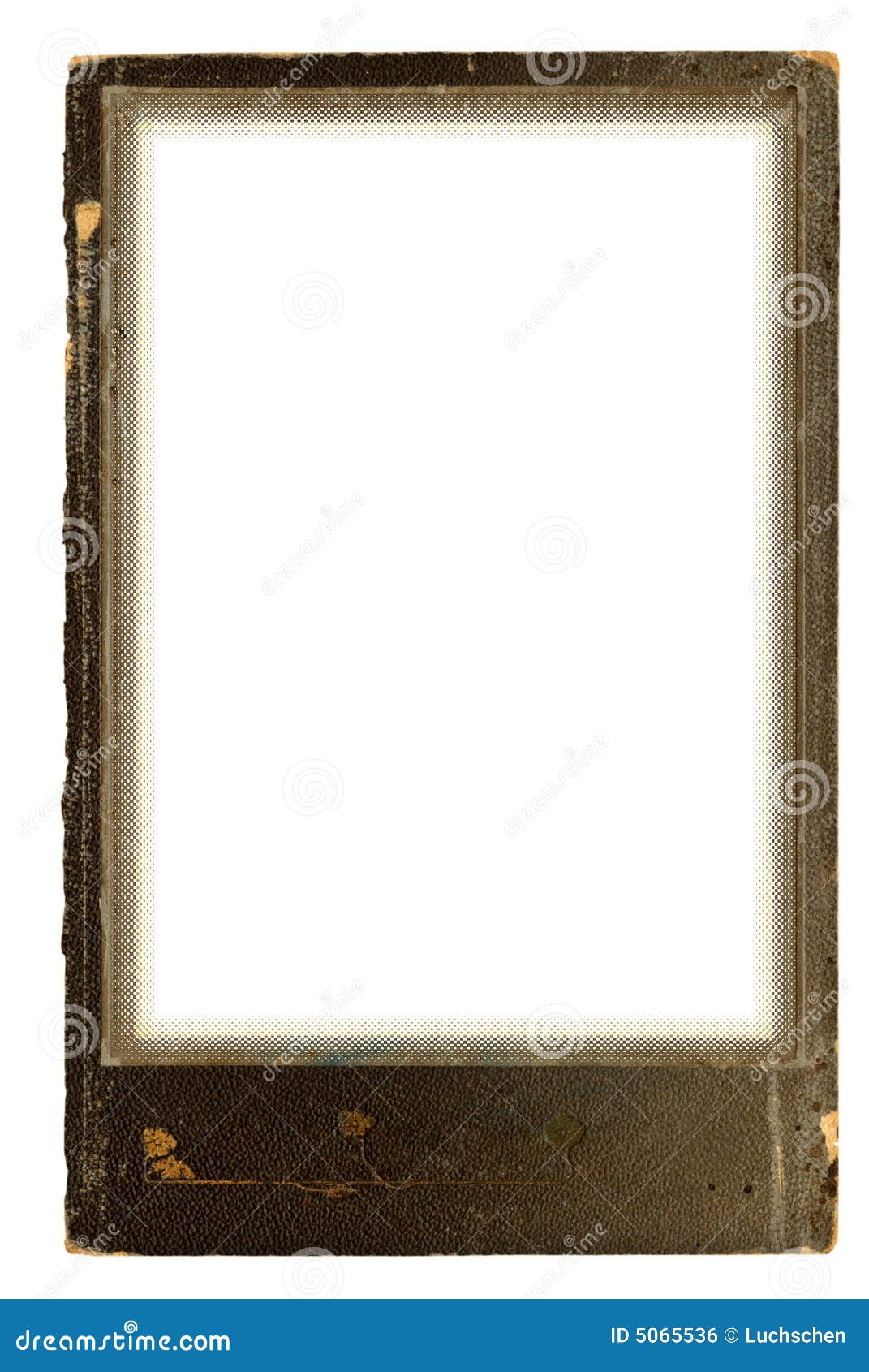 Grunge photo frame stock illustration. Illustration of floral - 5065536