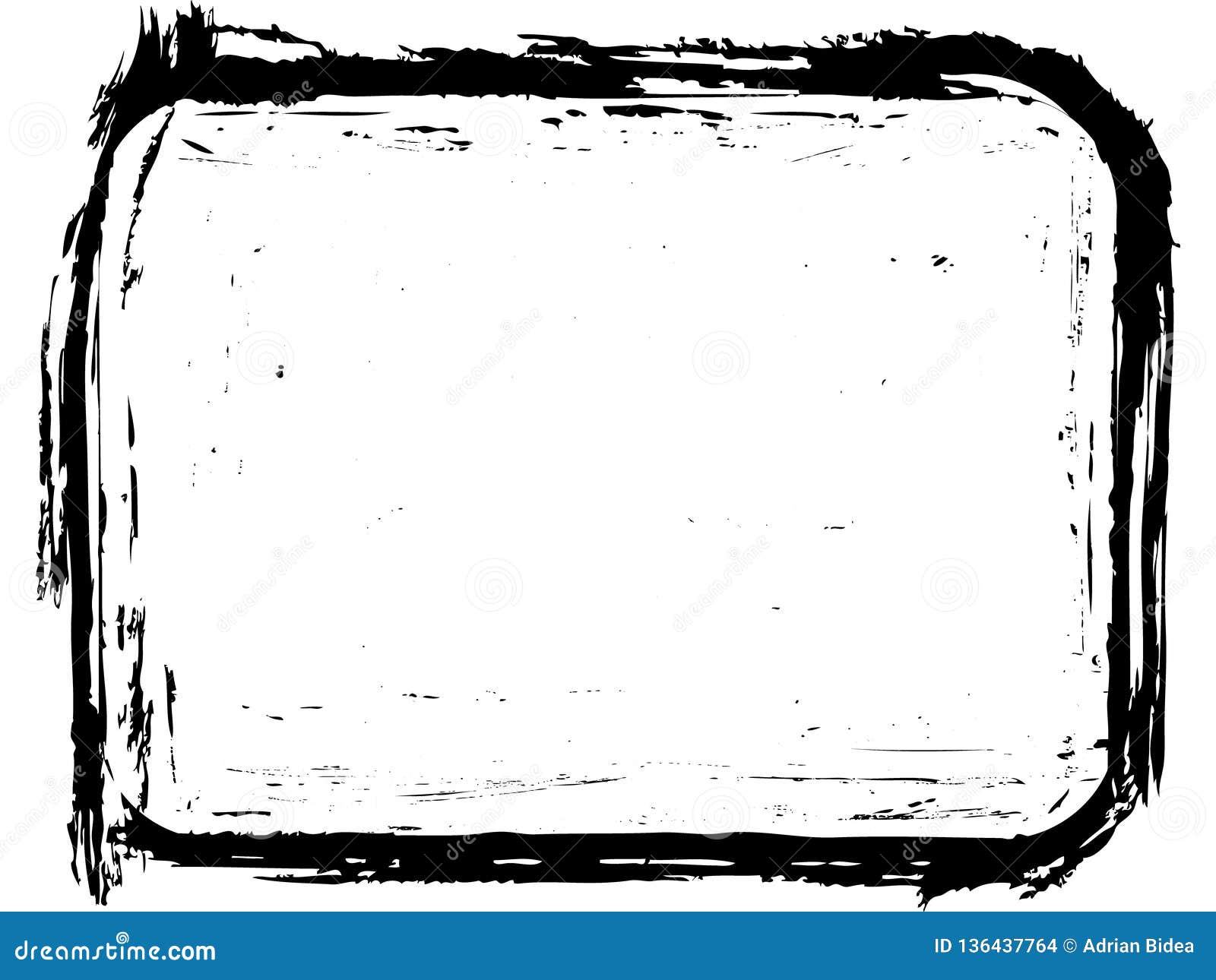 Grungy vector edge. stock vector. Illustration of grunge - 136437764