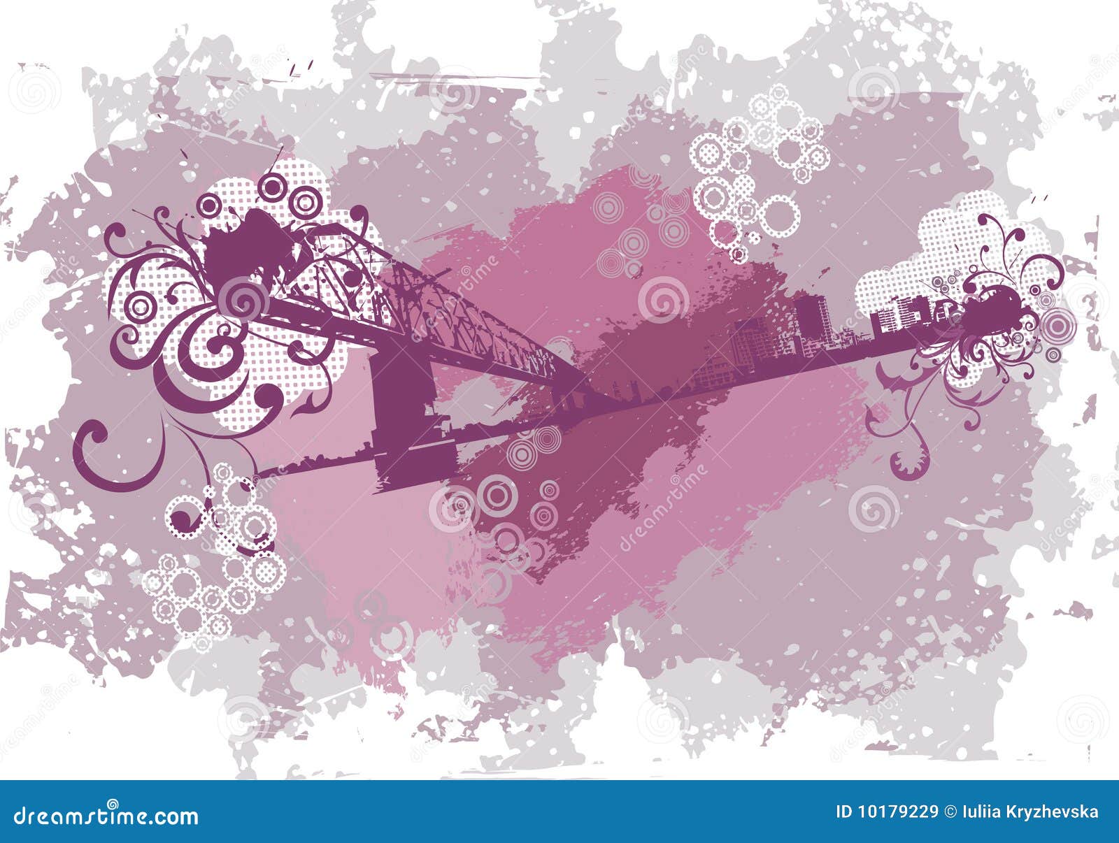 Grunge Pink Urban Background Stock Vector - Illustration of frame, rust ...
