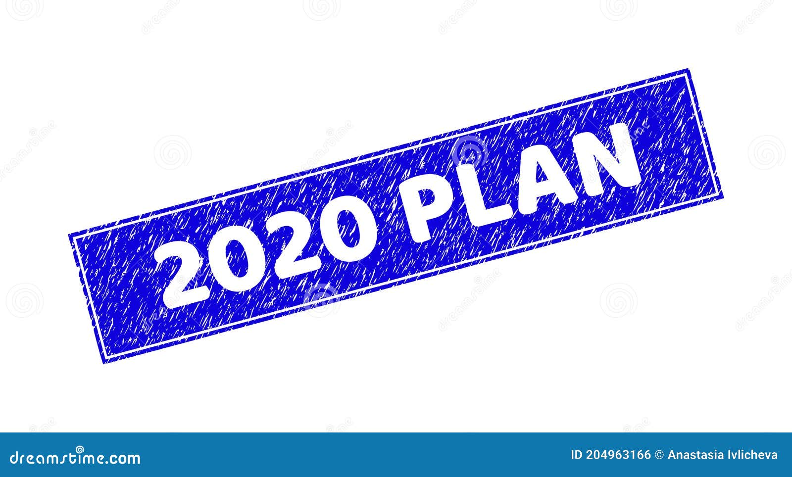 2020 Plan Drawn On Brick Wall. Illustration With Doodle Design Icons ...