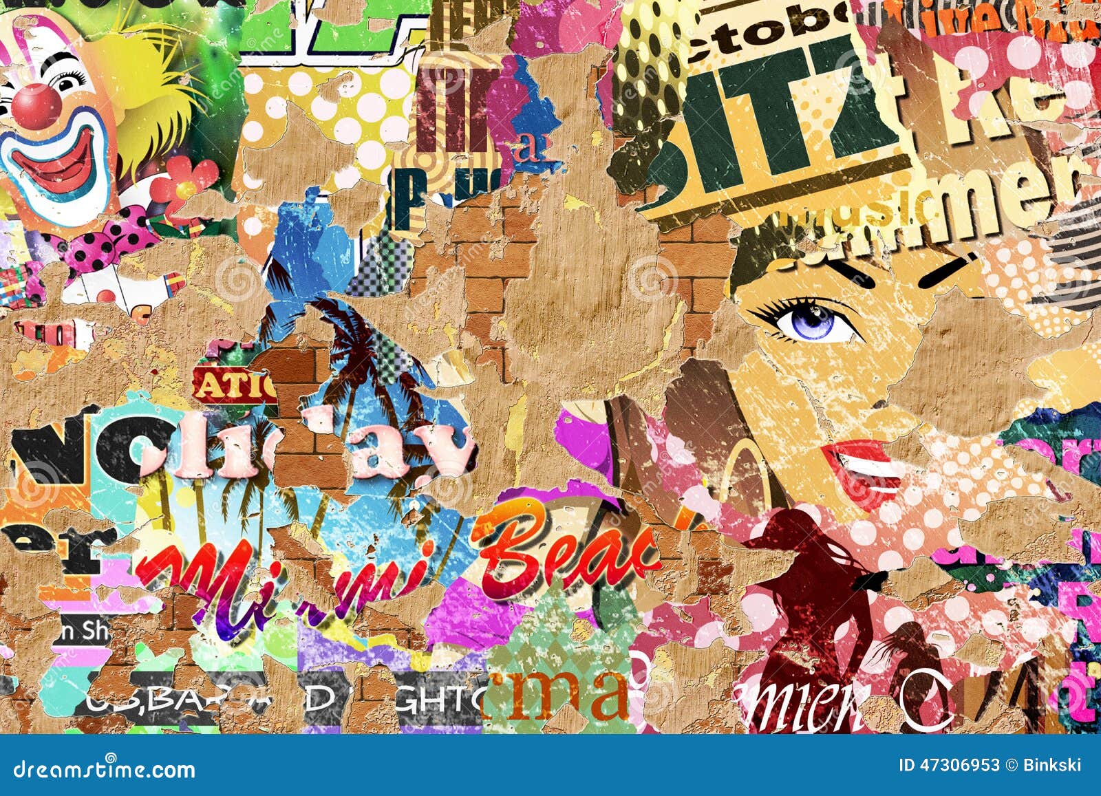 Grunge Poster Background Stock Illustration | CartoonDealer.com #47306953