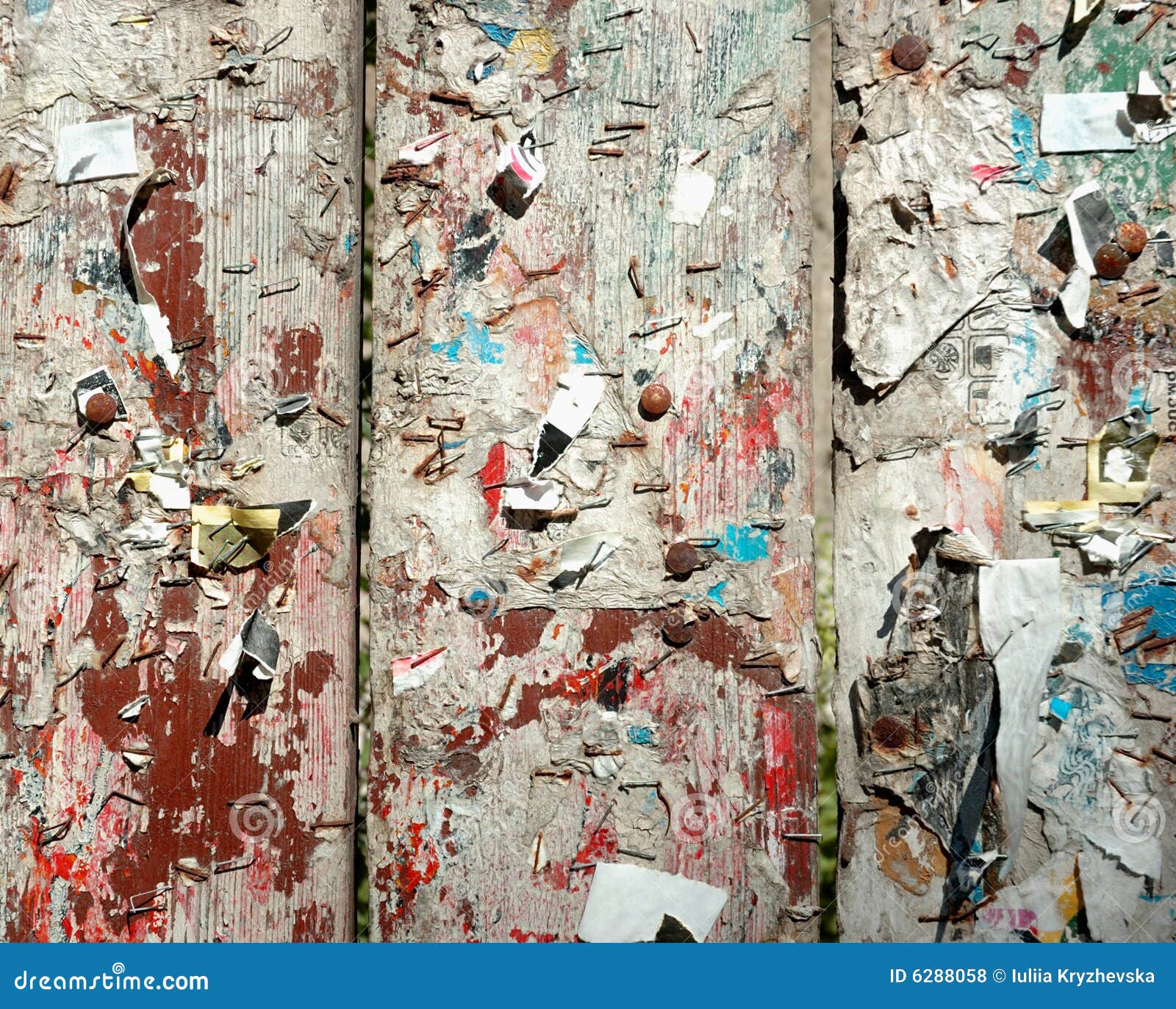 Grunge poster board stock photo. Image of thumbtack, shabby - 6288058