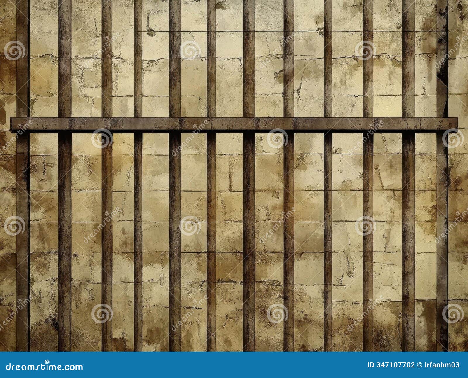 Grunge Prison Bars Texture, a Distressed Concrete Wall Background for ...