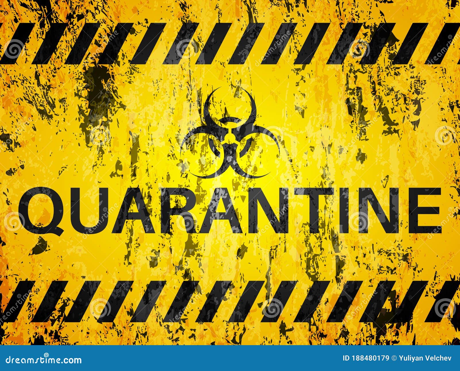 Quarantine background stock vector. Illustration of infection - 188480179