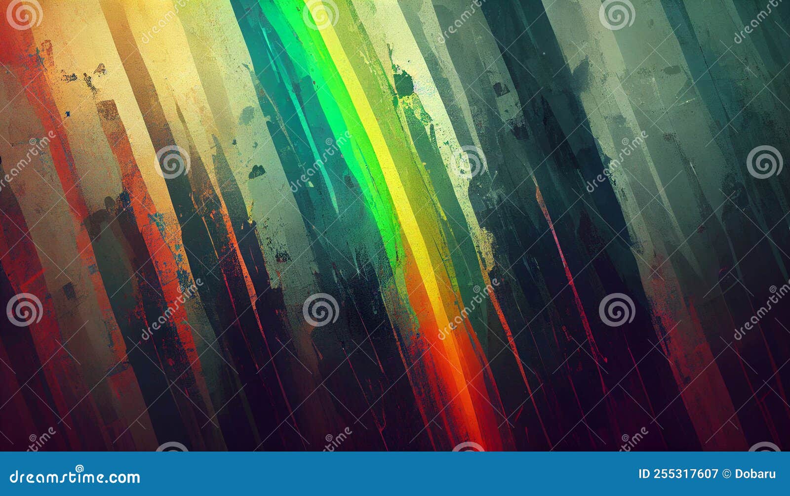 Grunge Rainbow Background stock illustration. Illustration of backgrounds - 255317607