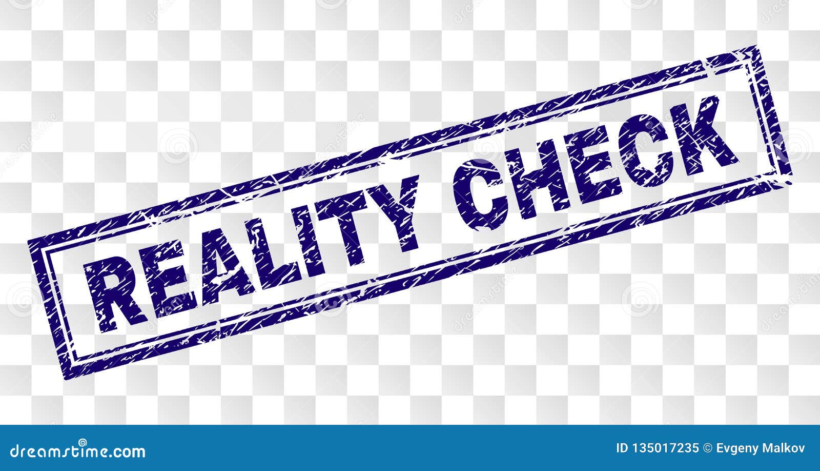Grunge REALITY CHECK Rectangle Stamp Stock Vector - Illustration of ...