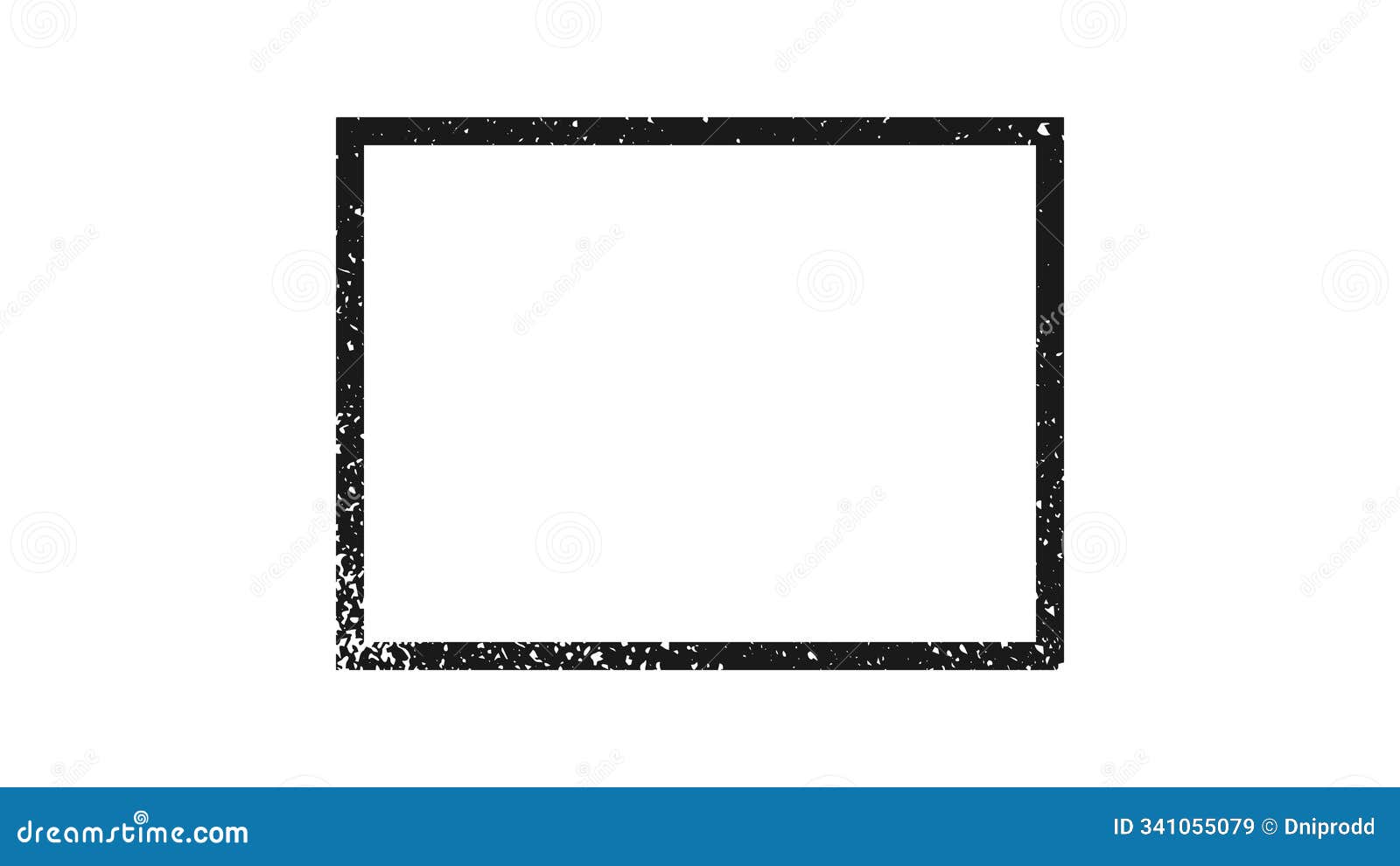 Grunge Rectangle Splatter Frame. Splash Ink Border. Rectangle Text Box ...