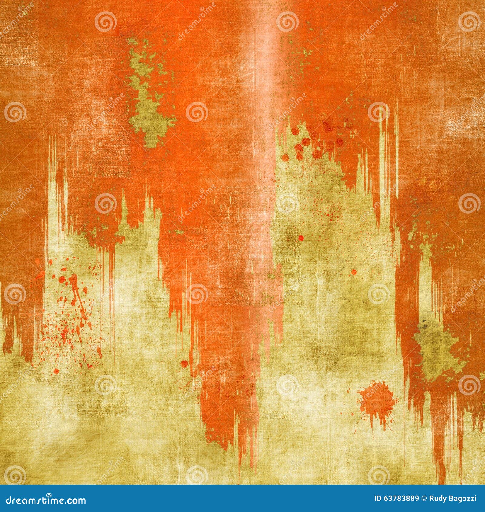 Grunge Red Dripping Texture Background Stock Illustration ...