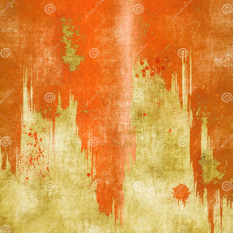 Grunge Red Dripping Texture Background Stock Illustration ...