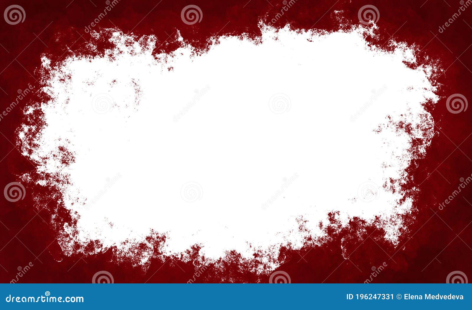 Grunge Red Frame for Decor. Universal Simple Primitive Background for ...